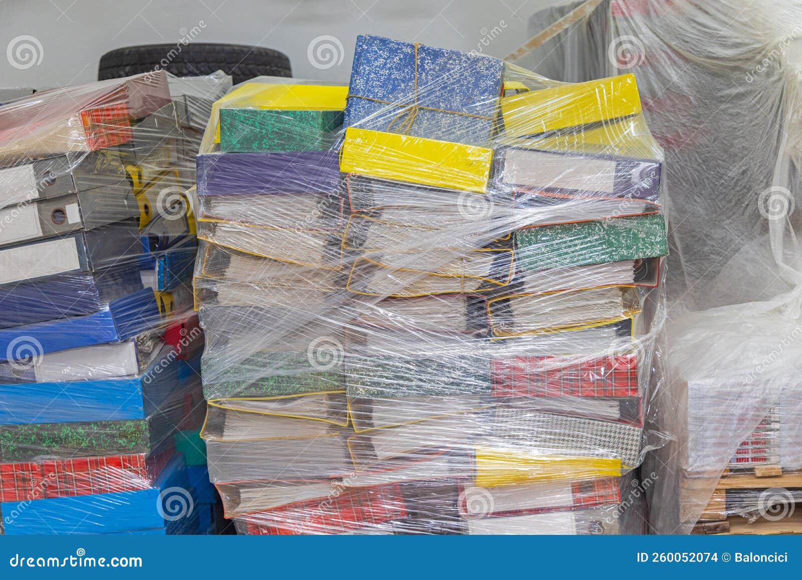 Register Document Folder Pallet Stock Photo - Image of safety ...