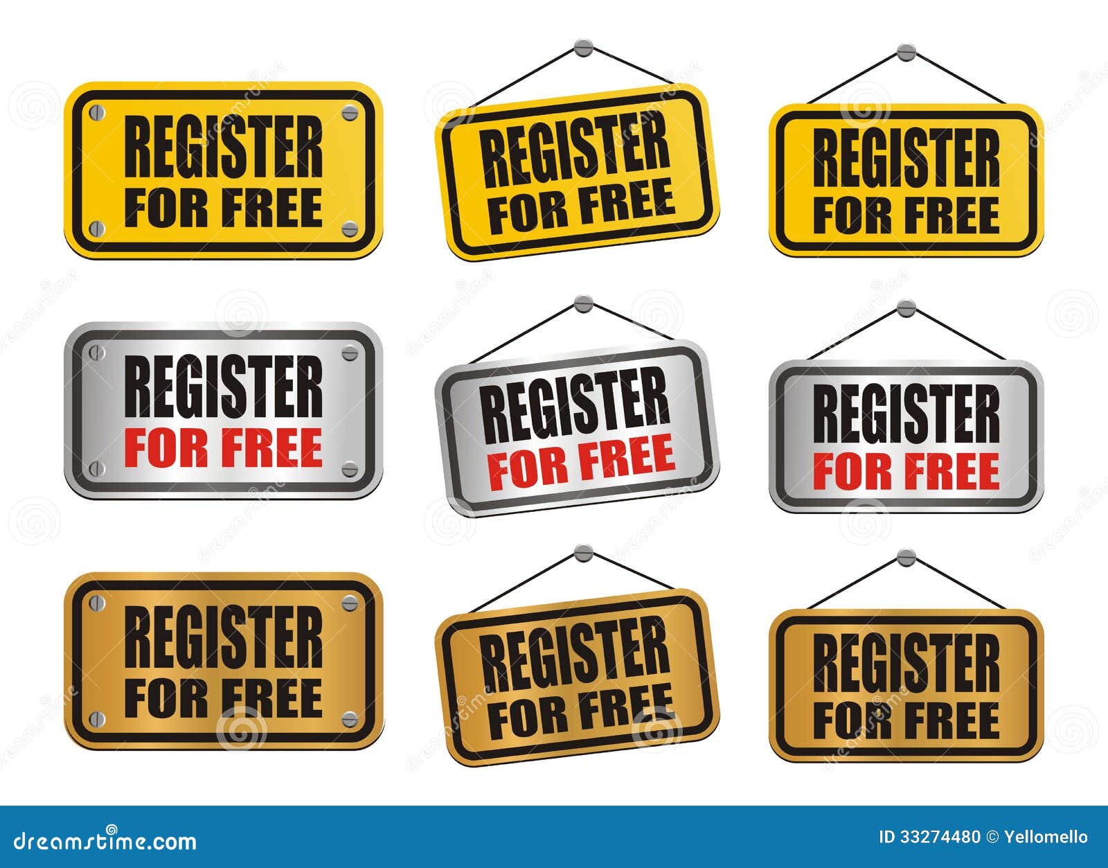 Free Sign Or Sticker Stock Image | CartoonDealer.com #24924655