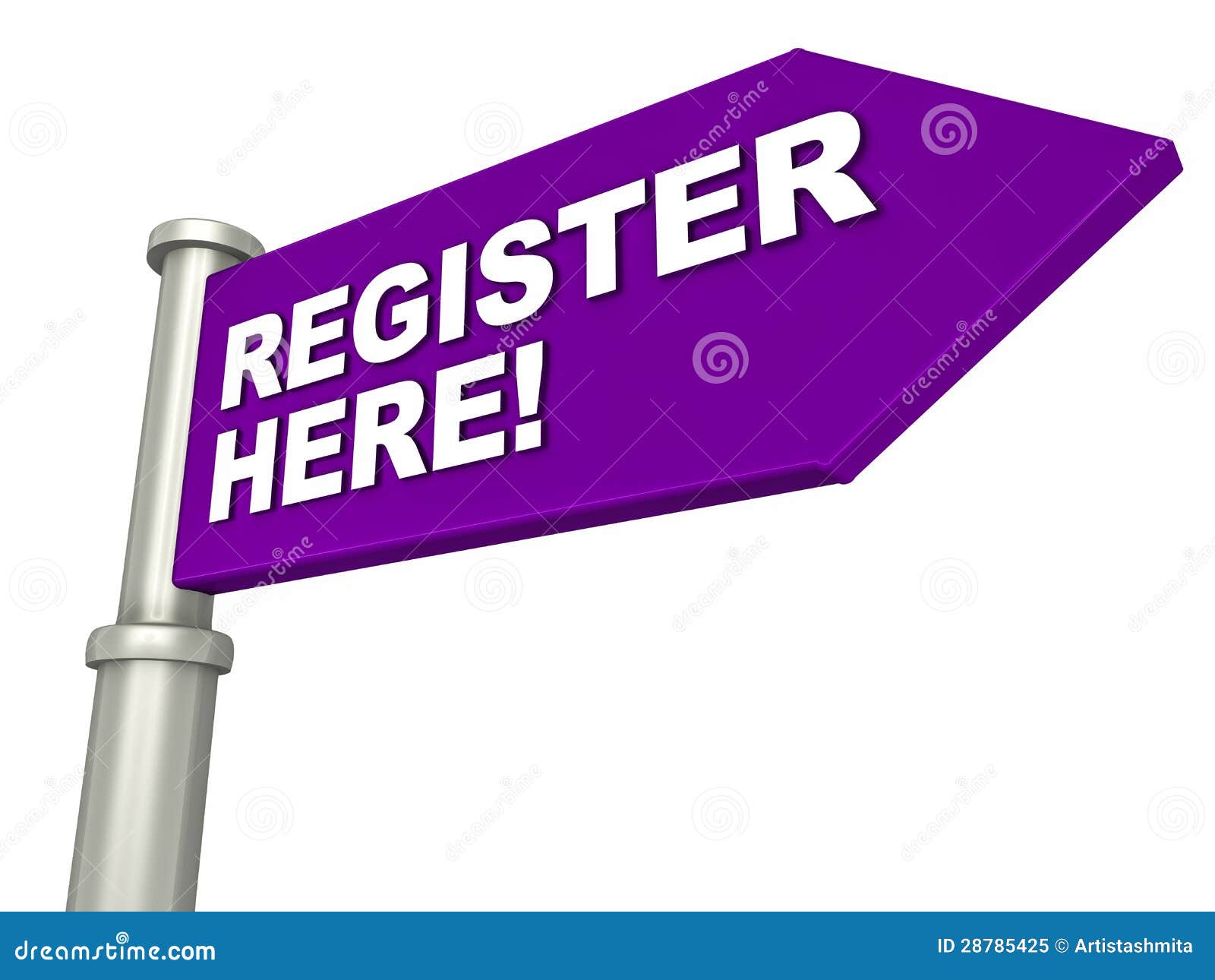 Register Here Royalty Free Stock Photo - Image: 28785425