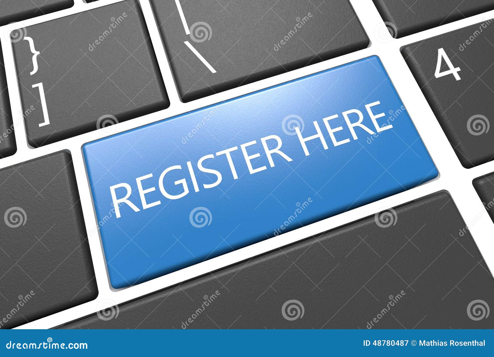 Register here stock illustration. Illustration of banner - 48780487