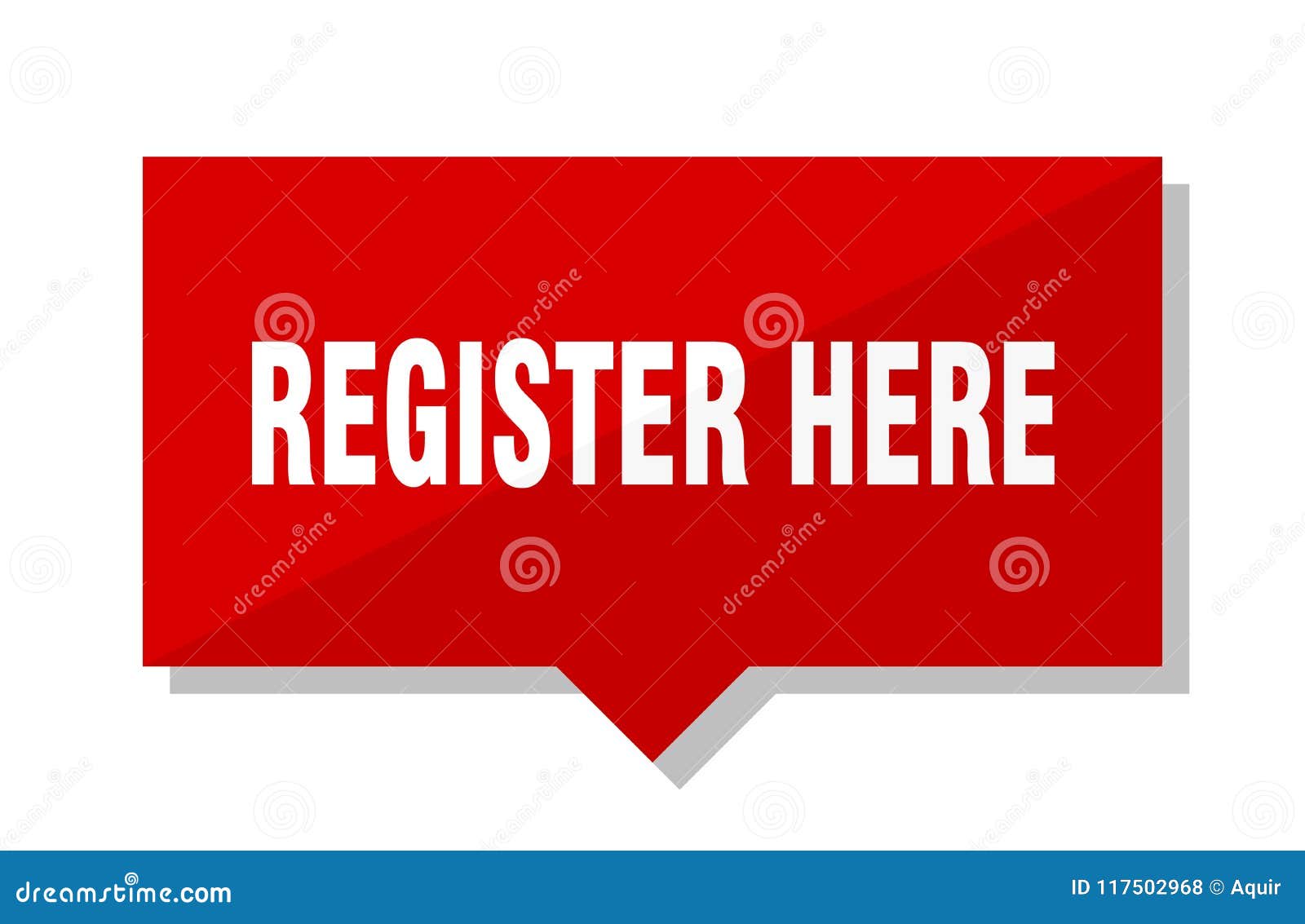 Register here red tag stock vector. Illustration of peeler - 117502968