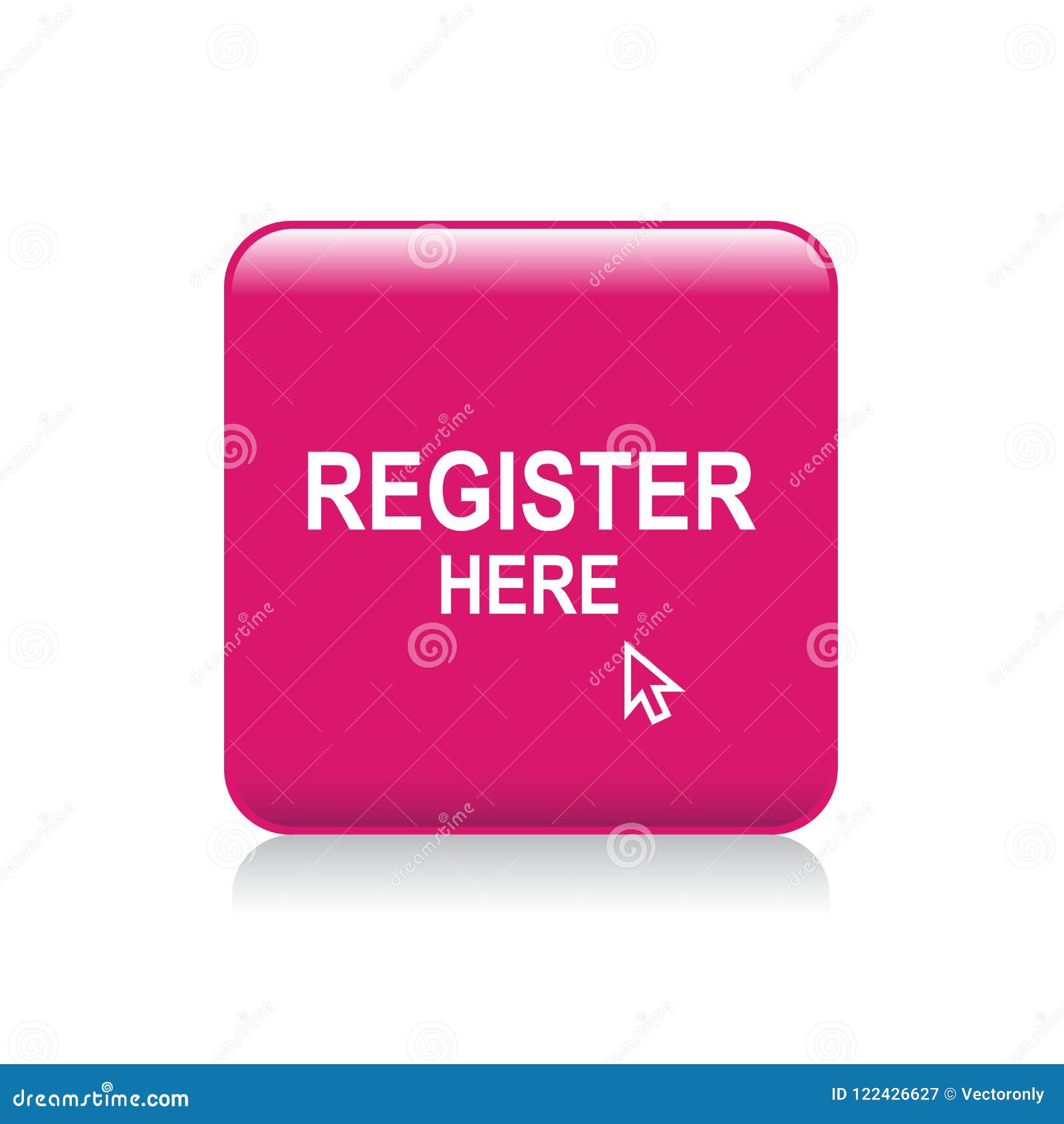 Register here stock illustration. Illustration of editable - 122426627