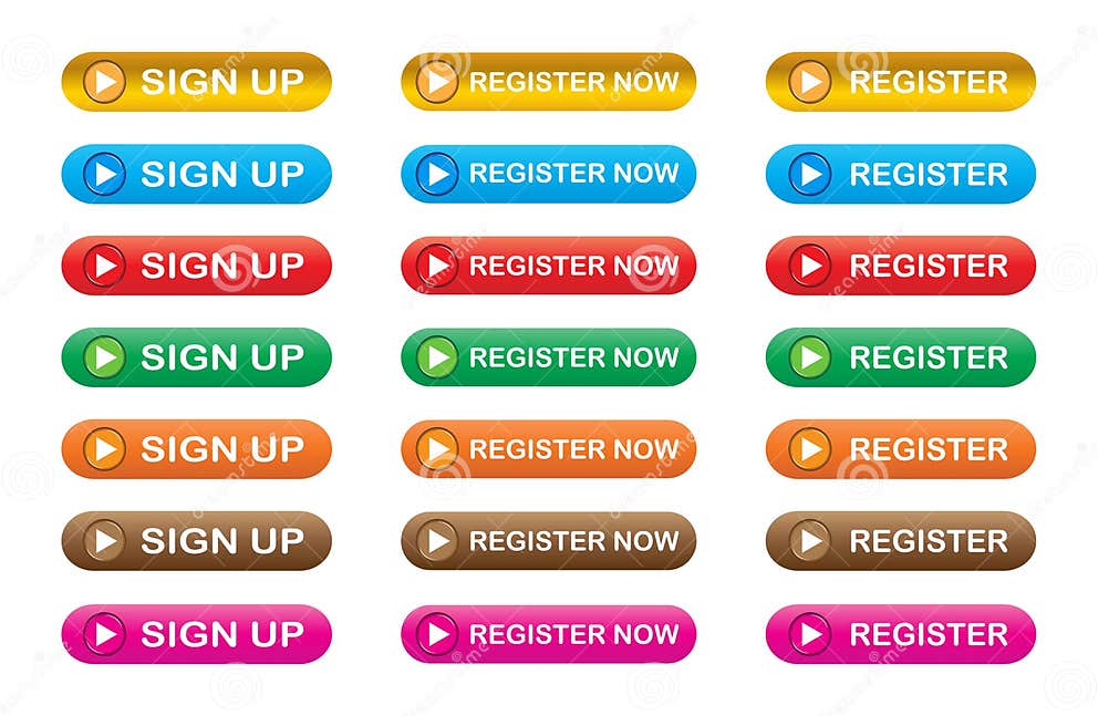 Register now stock vector. Illustration of glass, fresh - 23902443