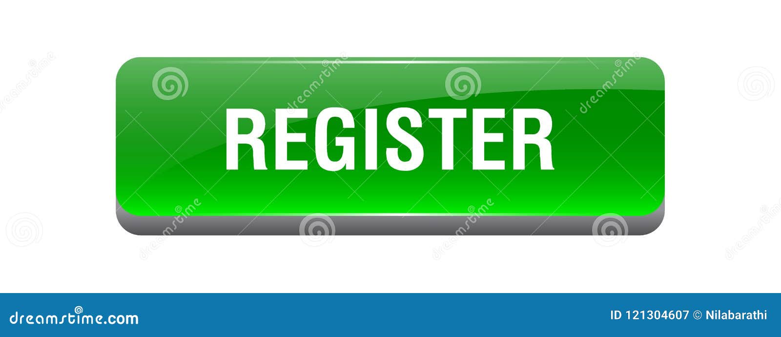 Register now button green stock illustration. Illustration of green ...