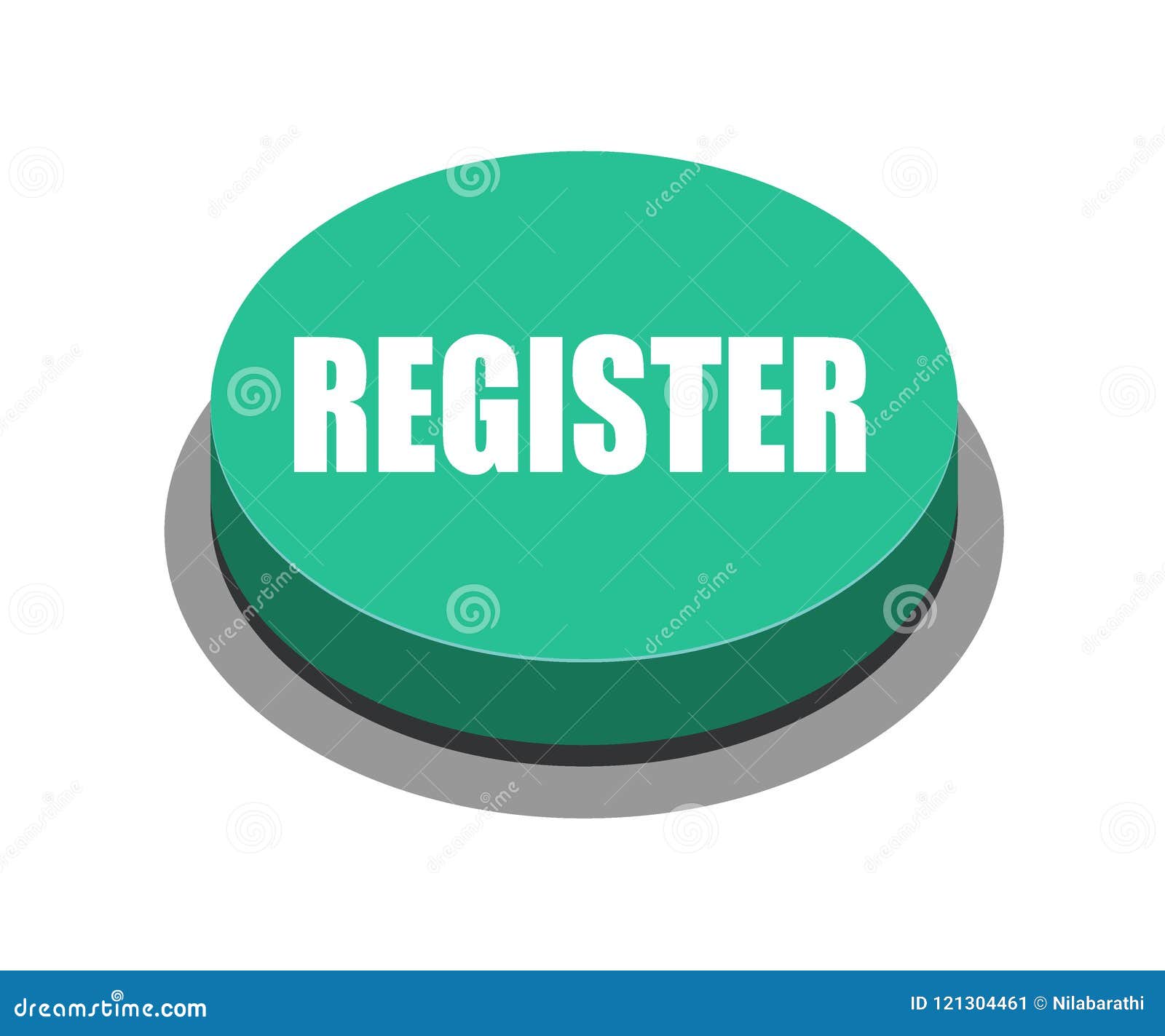 Register now button green stock illustration. Illustration of click ...
