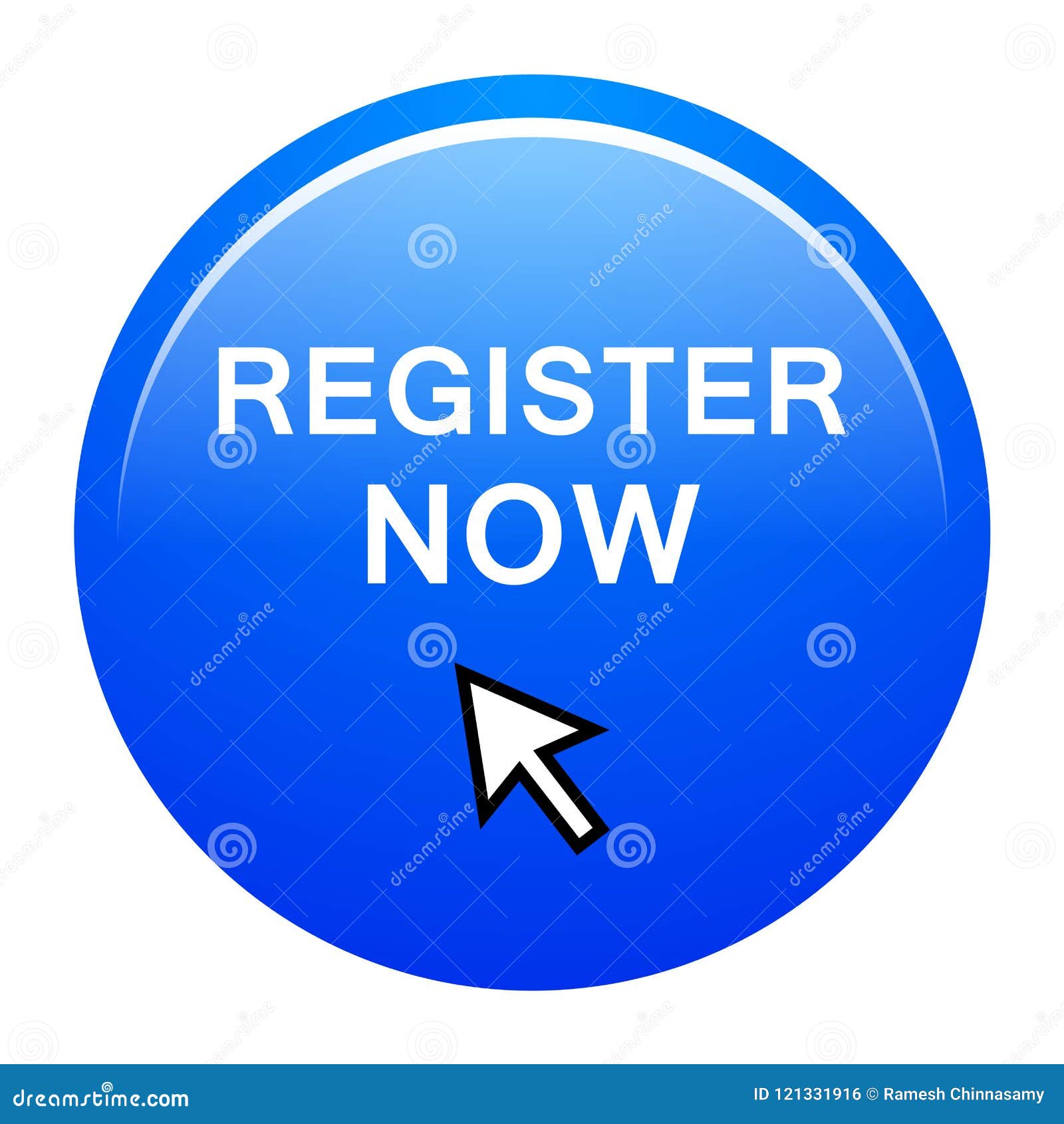 Register now button stock vector. Illustration of elements - 121331916
