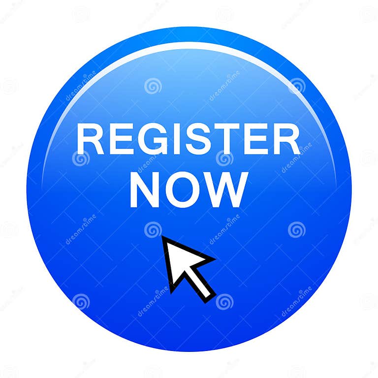 Register now button stock vector. Illustration of elements - 121331916