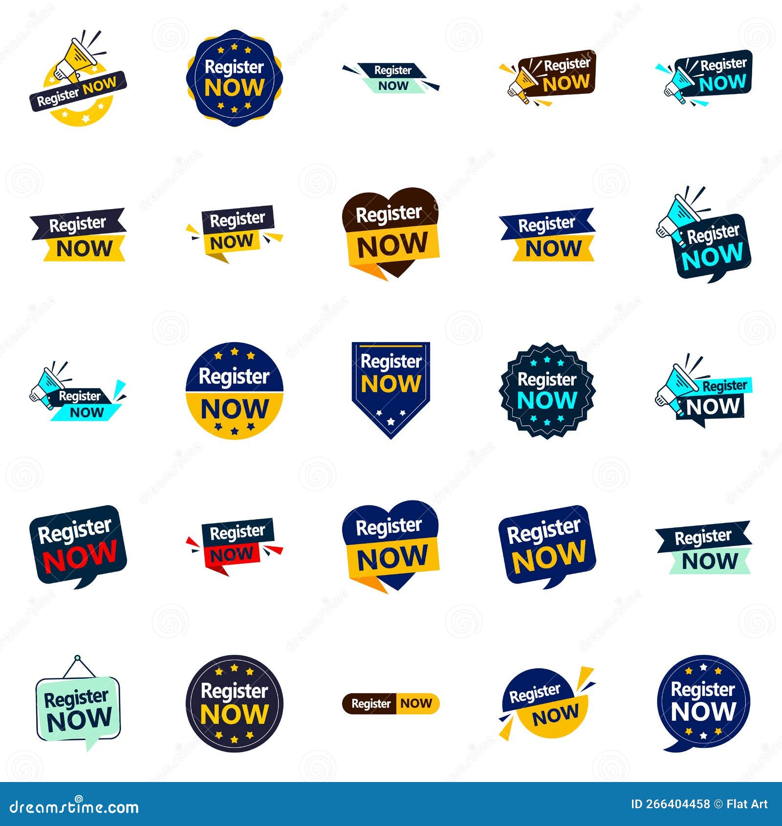 Register Now 25 Eye Catching Typographic Designs To Boost Registration ...