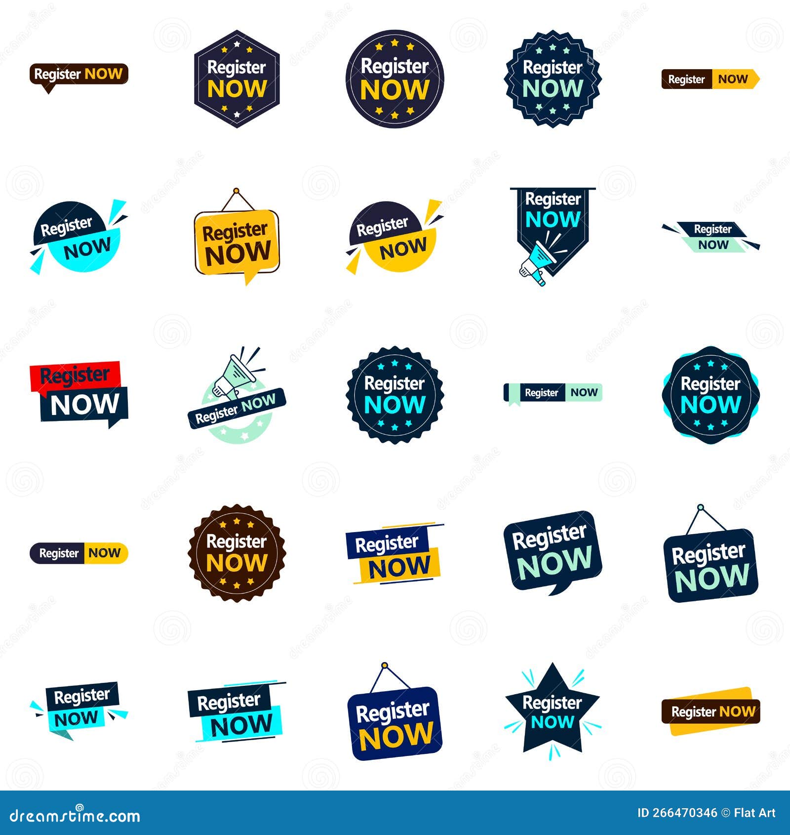 Register Now 25 Fresh Typographic Designs To Increase Registration ...