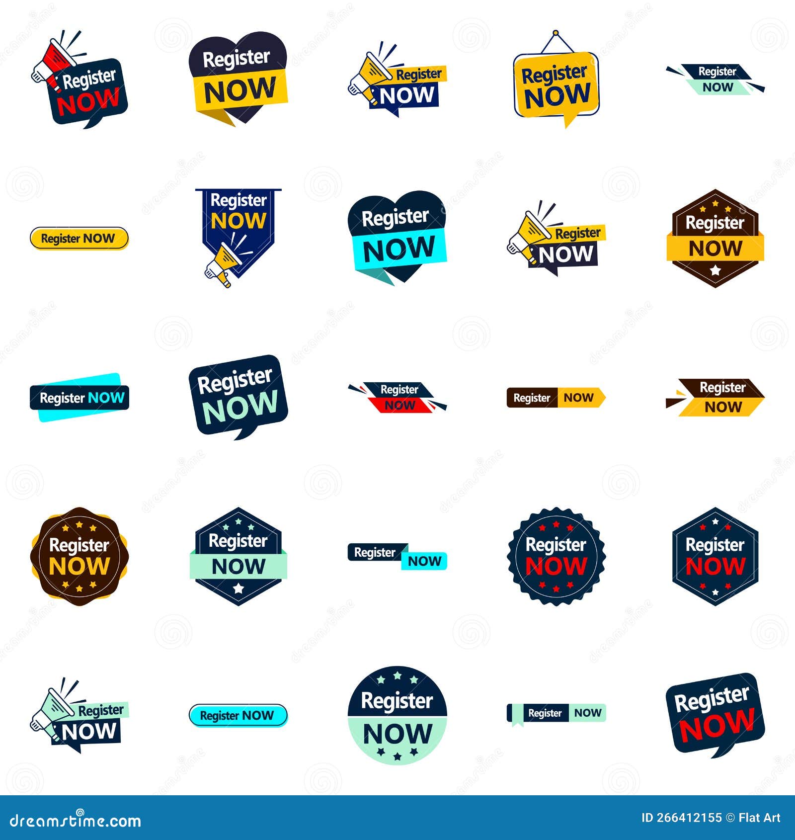 Register Now 25 Modern Typographic Designs for Increased Registration ...