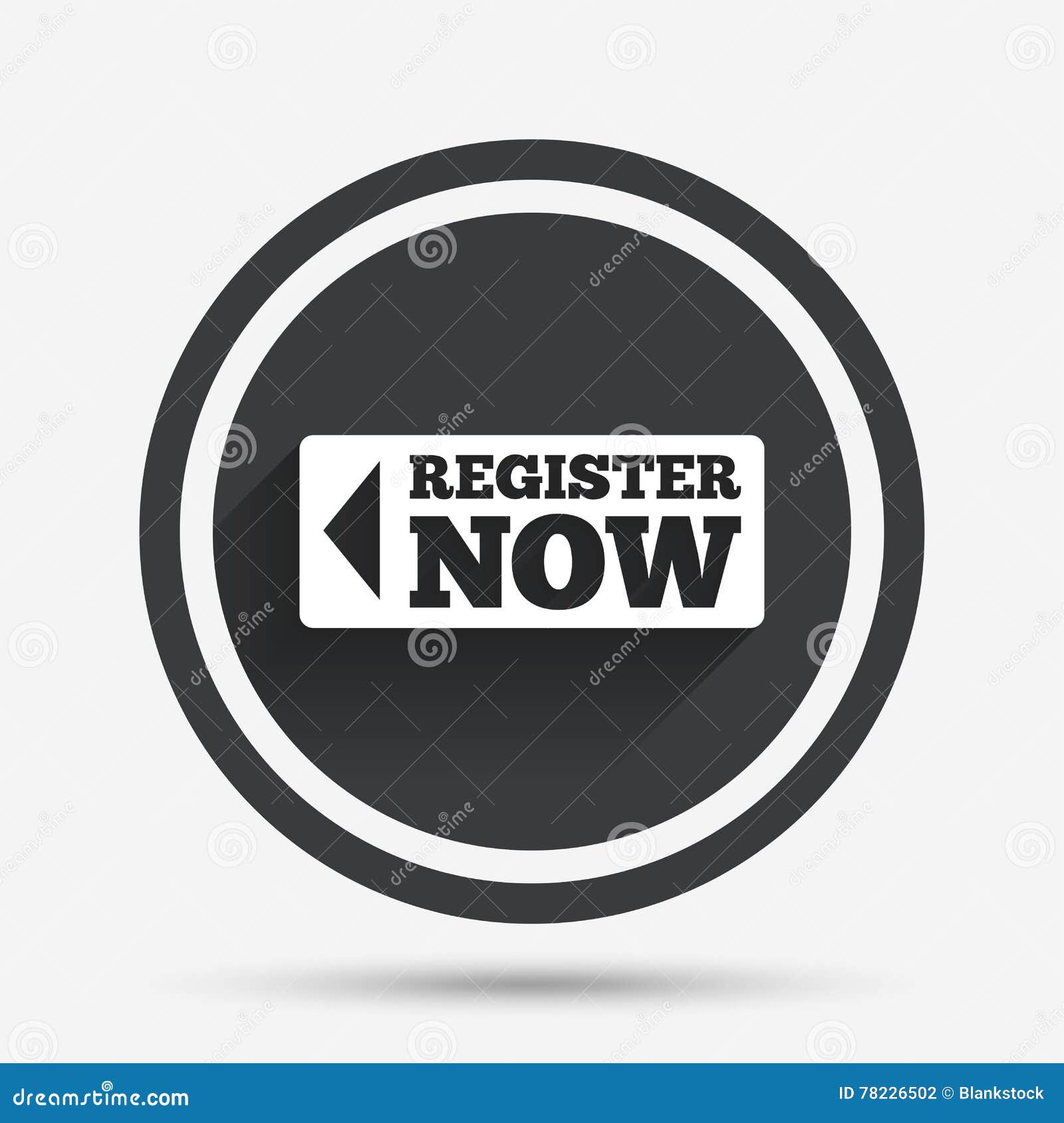 Register Now Sign Icon. Join Button Symbol Stock Vector - Illustration ...