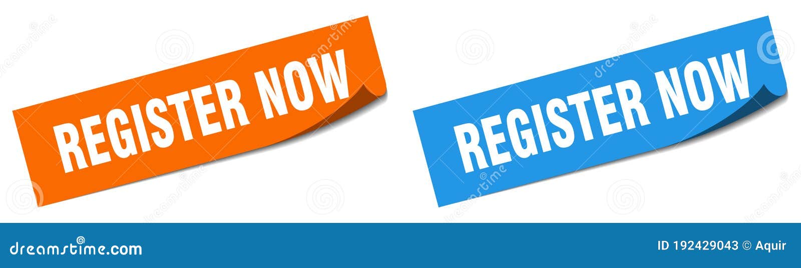 Register Now Sticker. Register Now Sign Set Stock Vector - Illustration ...