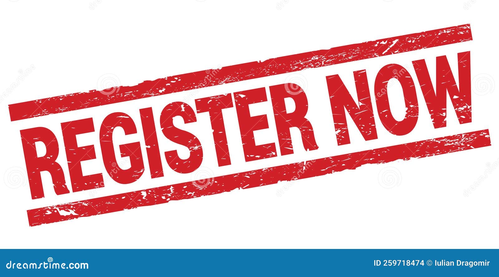 REGISTER NOW Text on Red Rectangle Stamp Sign Stock Photo - Image of ...