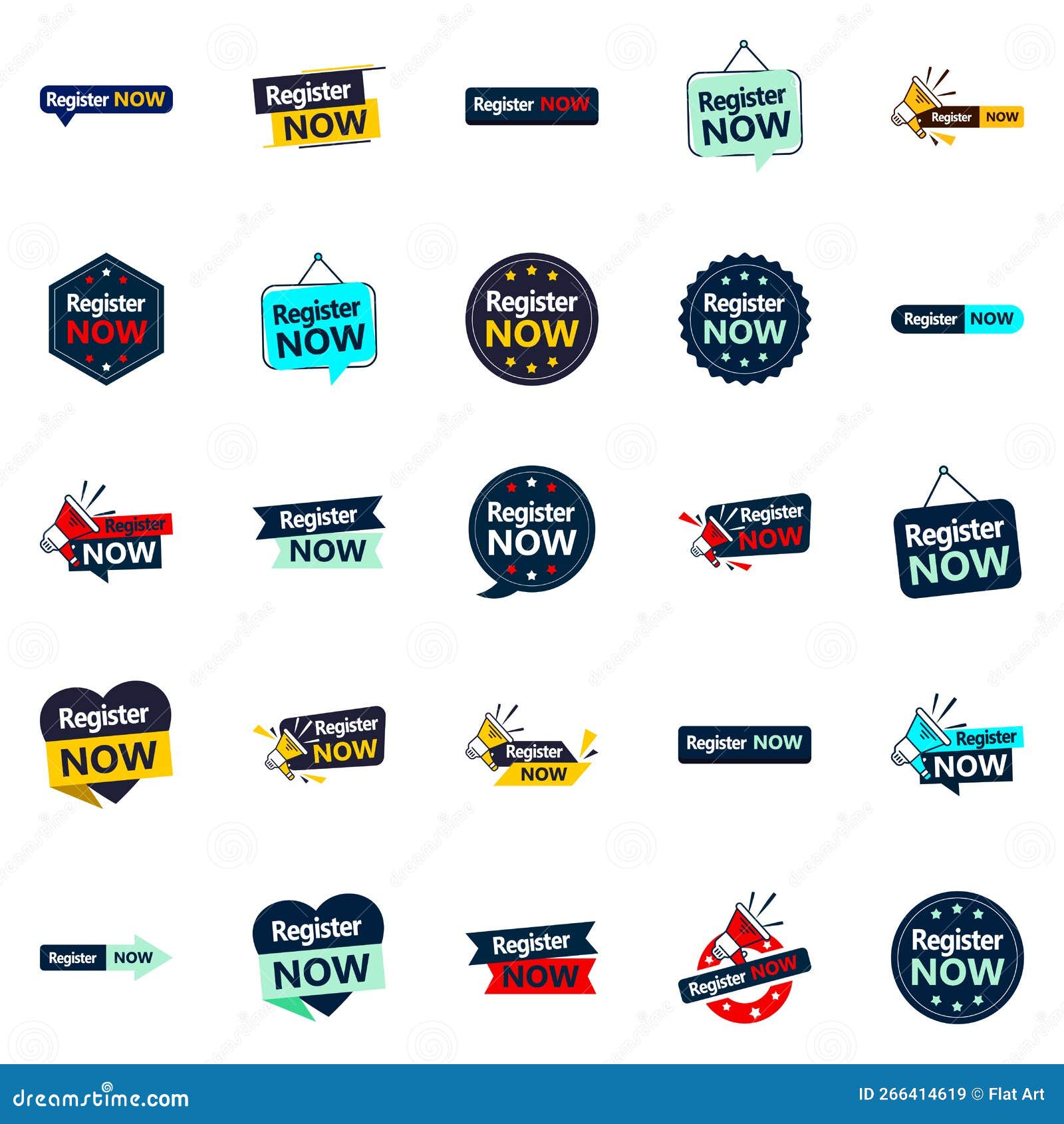 Register Now 25 Unique Typographic Designs To Skyrocket Registration ...