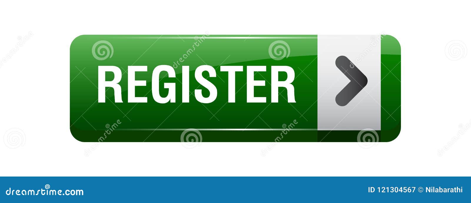Register now button green stock illustration. Illustration of ...