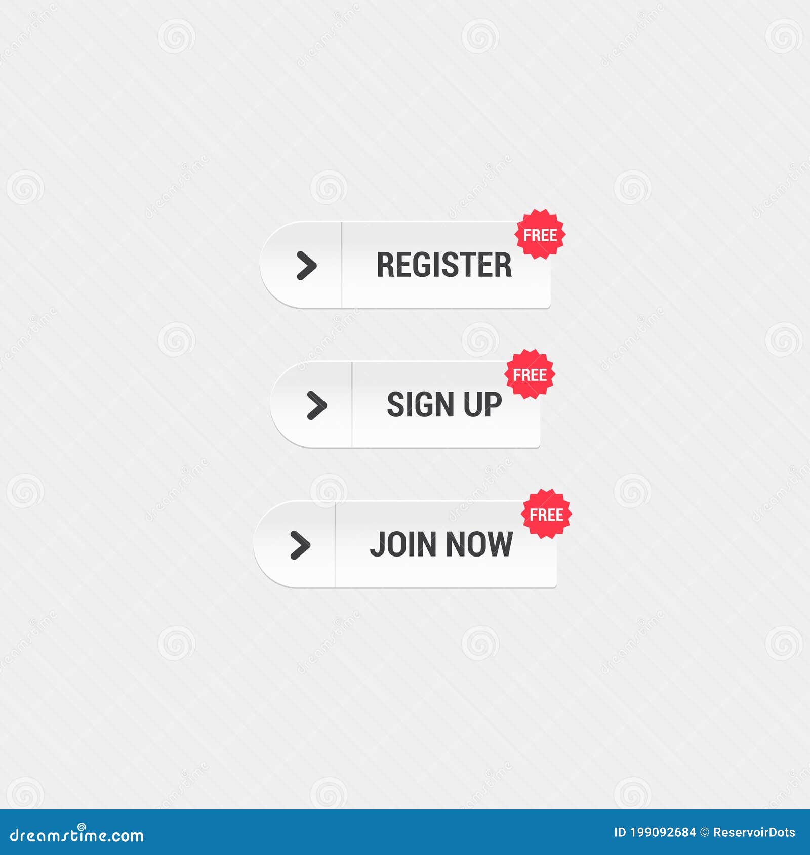Register, Sign Up & Join Now Free Web Buttons Stock Vector ... Register, Sign Up & Join Now Free Web Buttons Stock Vector ...