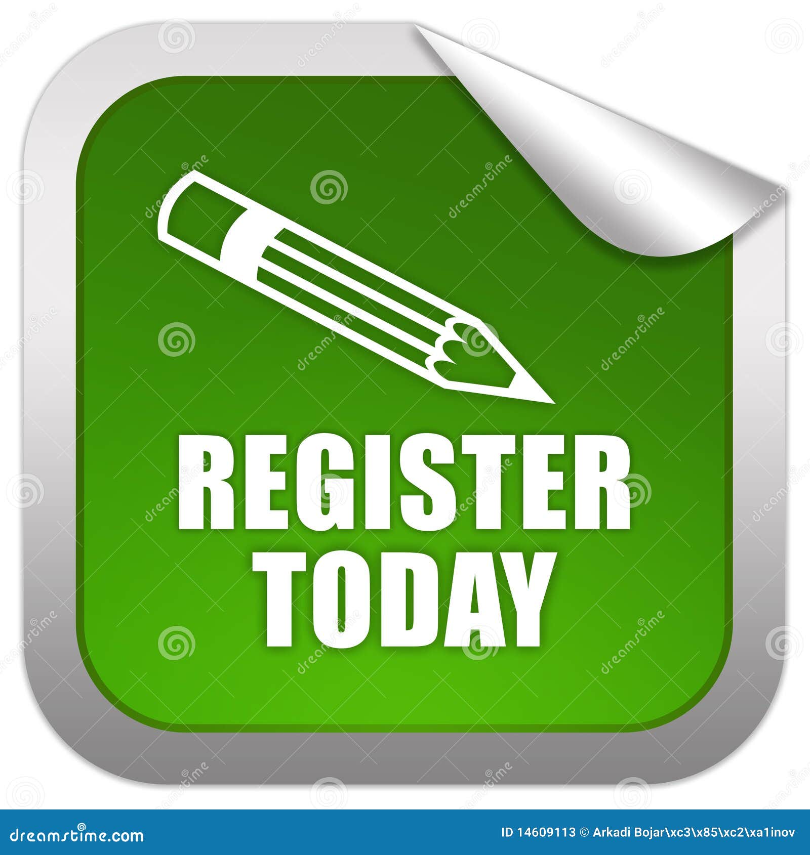 Register today stock illustration. Illustration of register - 14609113