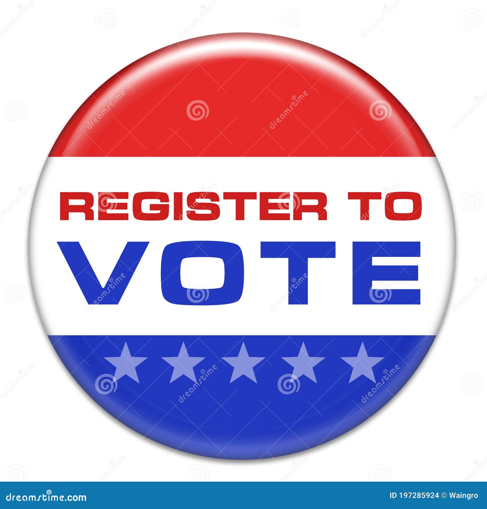 Voting Badge Realistic Vector Set | CartoonDealer.com #227314703