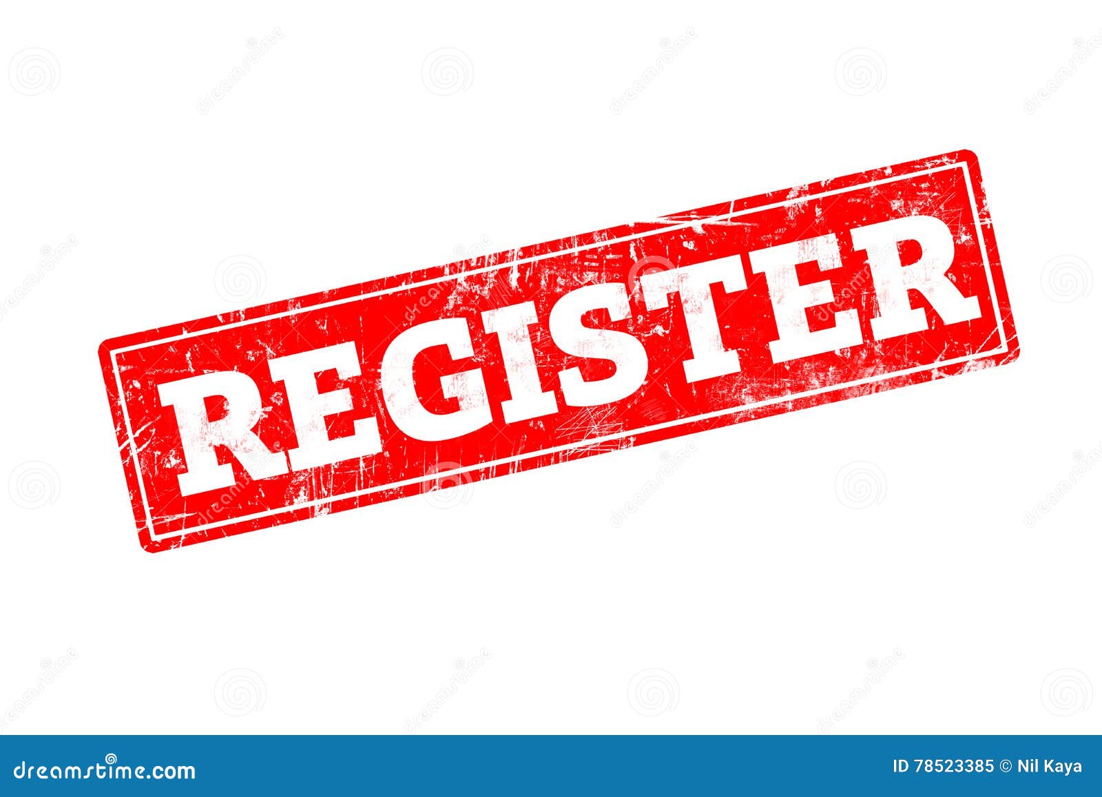 Register Written Red Rubber Stamp Stock Illustrations – 13 Register ...