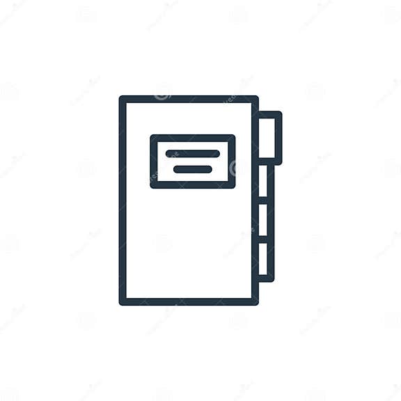 Registered Document Icon Vector from Working in the Office Concept ...