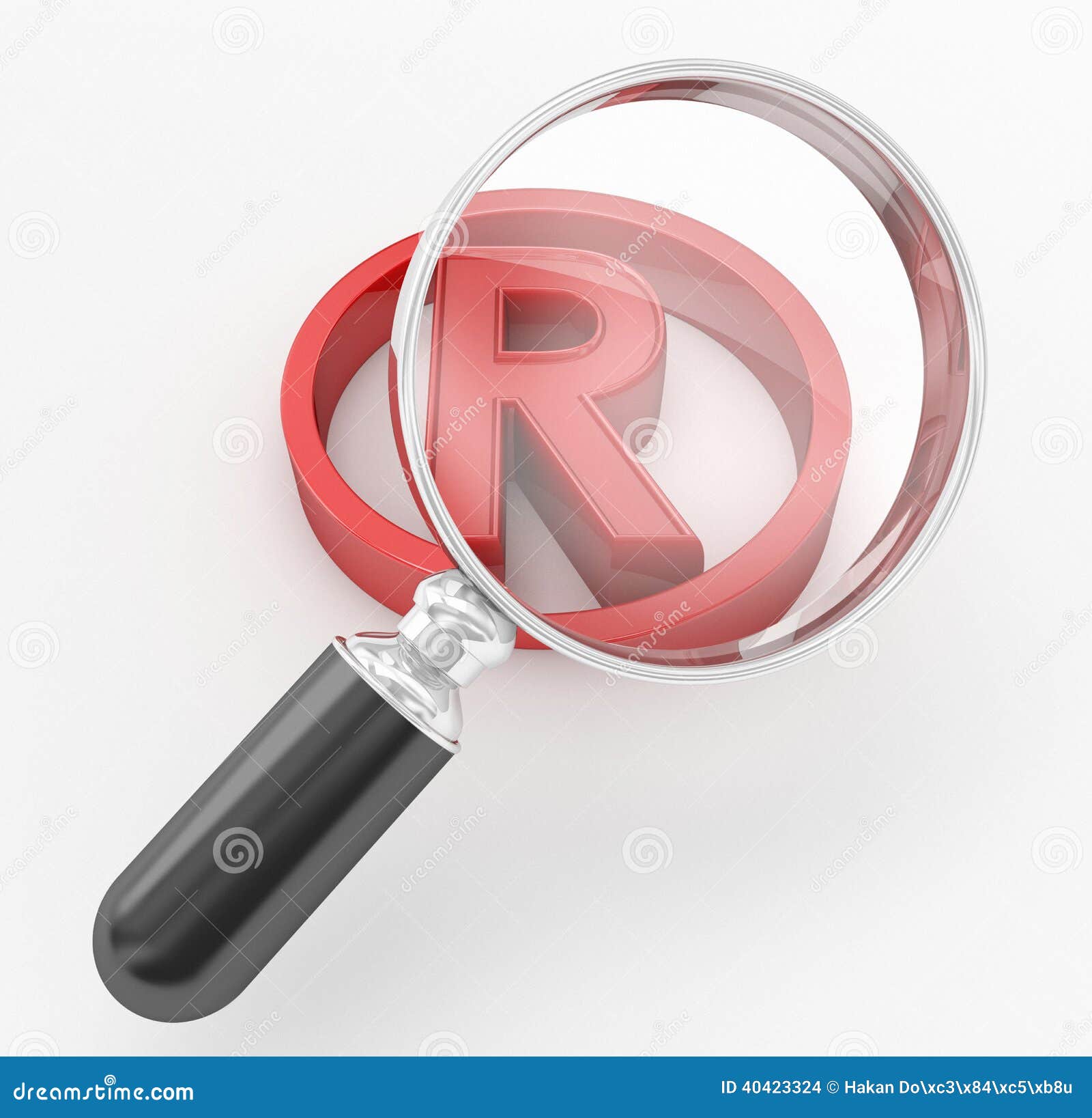 3D Registered Mark Stock Photo | CartoonDealer.com #15909828