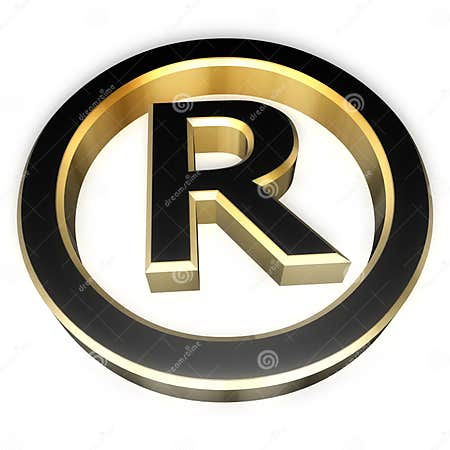 Registered sign stock illustration. Illustration of icon - 7647569