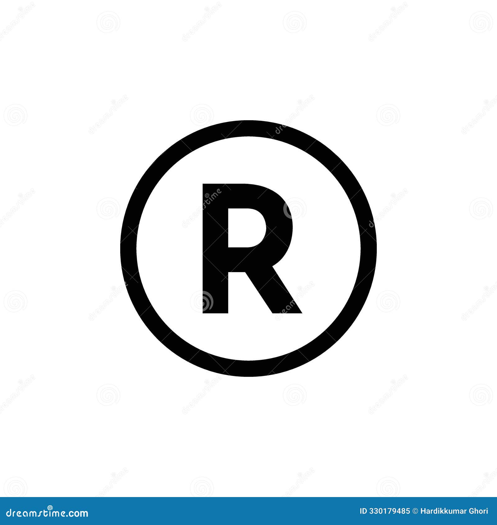 Registered Trademark Symbol Stock Illustration - Illustration of mark ...