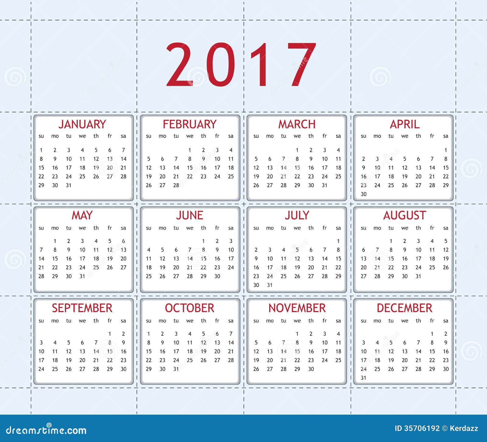 Registi per l'anno 2017 illustrazione di stock. Illustrazione di telaio ...