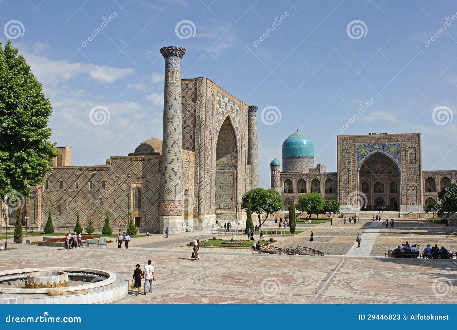 Samarkand, Uzbekistan, Central Asia Editorial Stock Photo - Image of ...