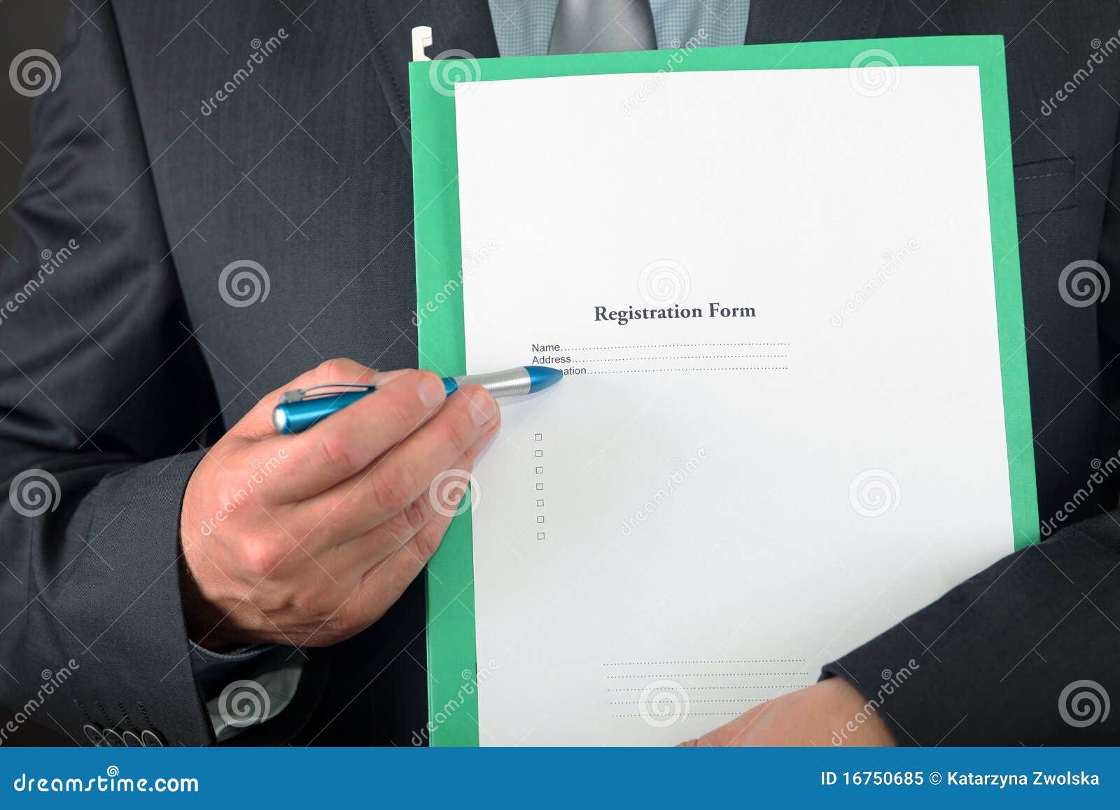 Registration stock image. Image of questionnaire, giving - 16750685
