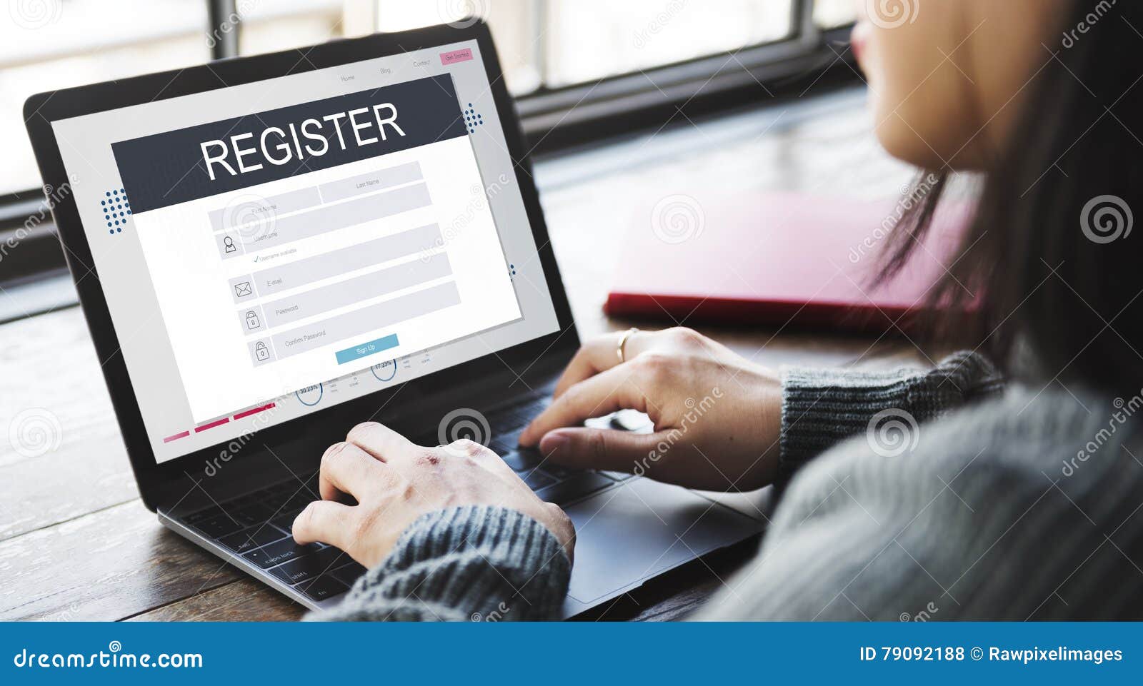Registration Application Membership Account Concept Stock Photo - Image ...