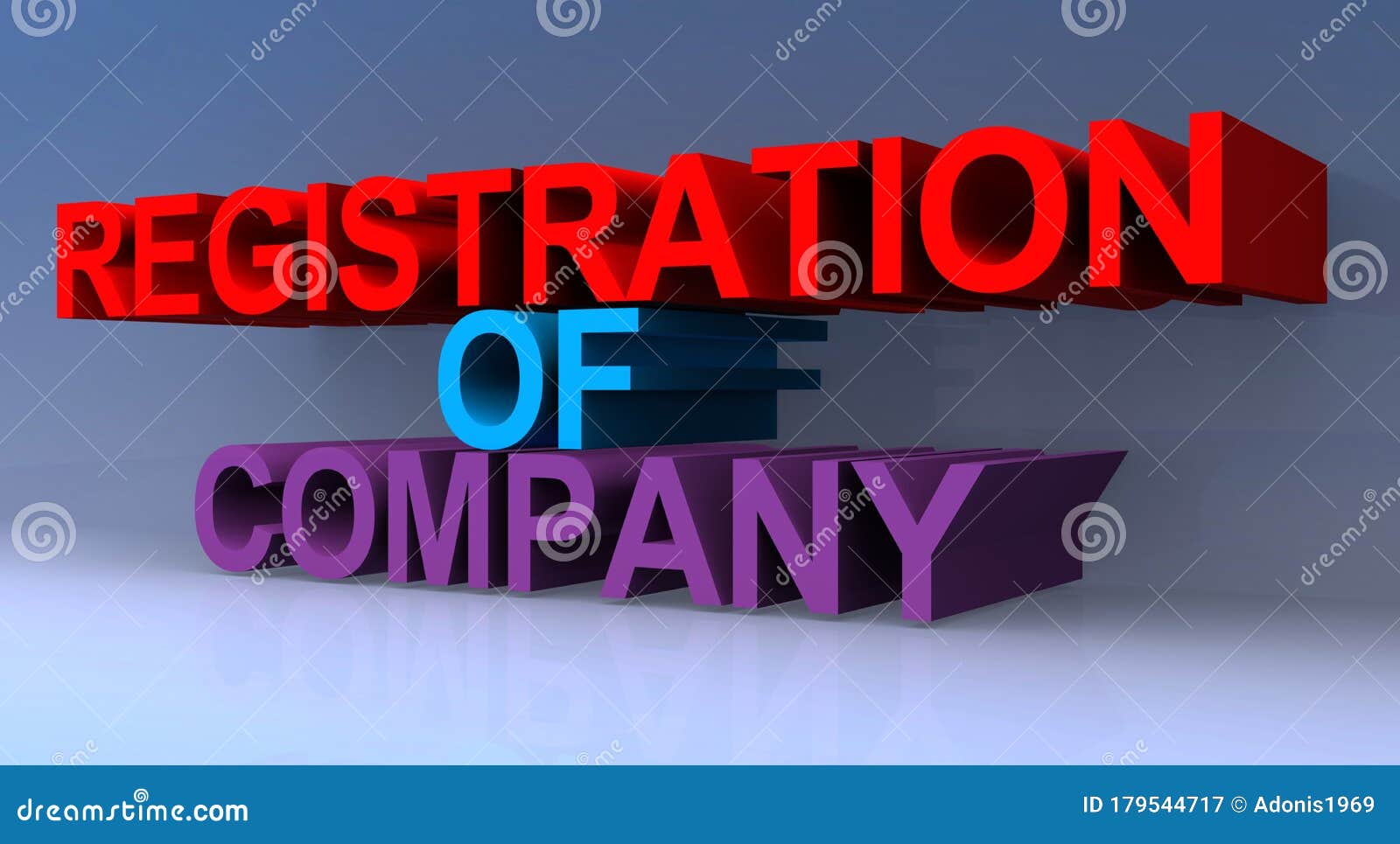 Registration of company stock illustration. Illustration of filed ...