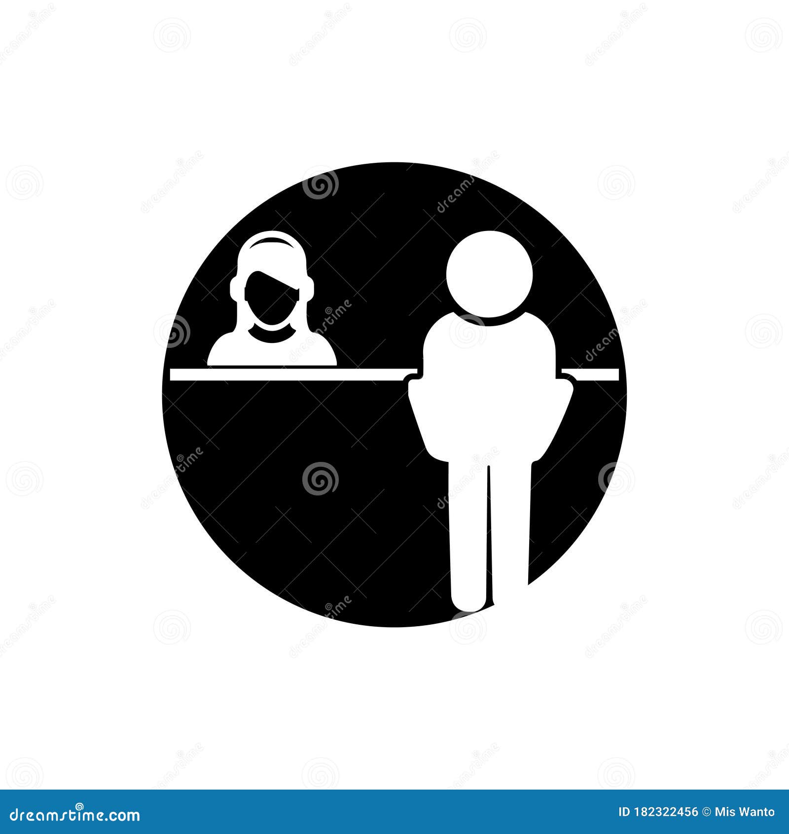 Registration Desk Vector , Customer Service Desk Icon , Ticket Counter ...