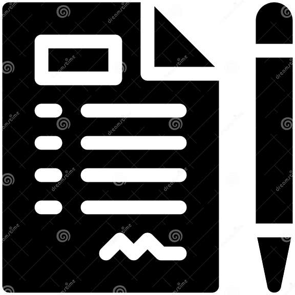 Registration Form Icon, Marathon Related Vector Stock Vector ...