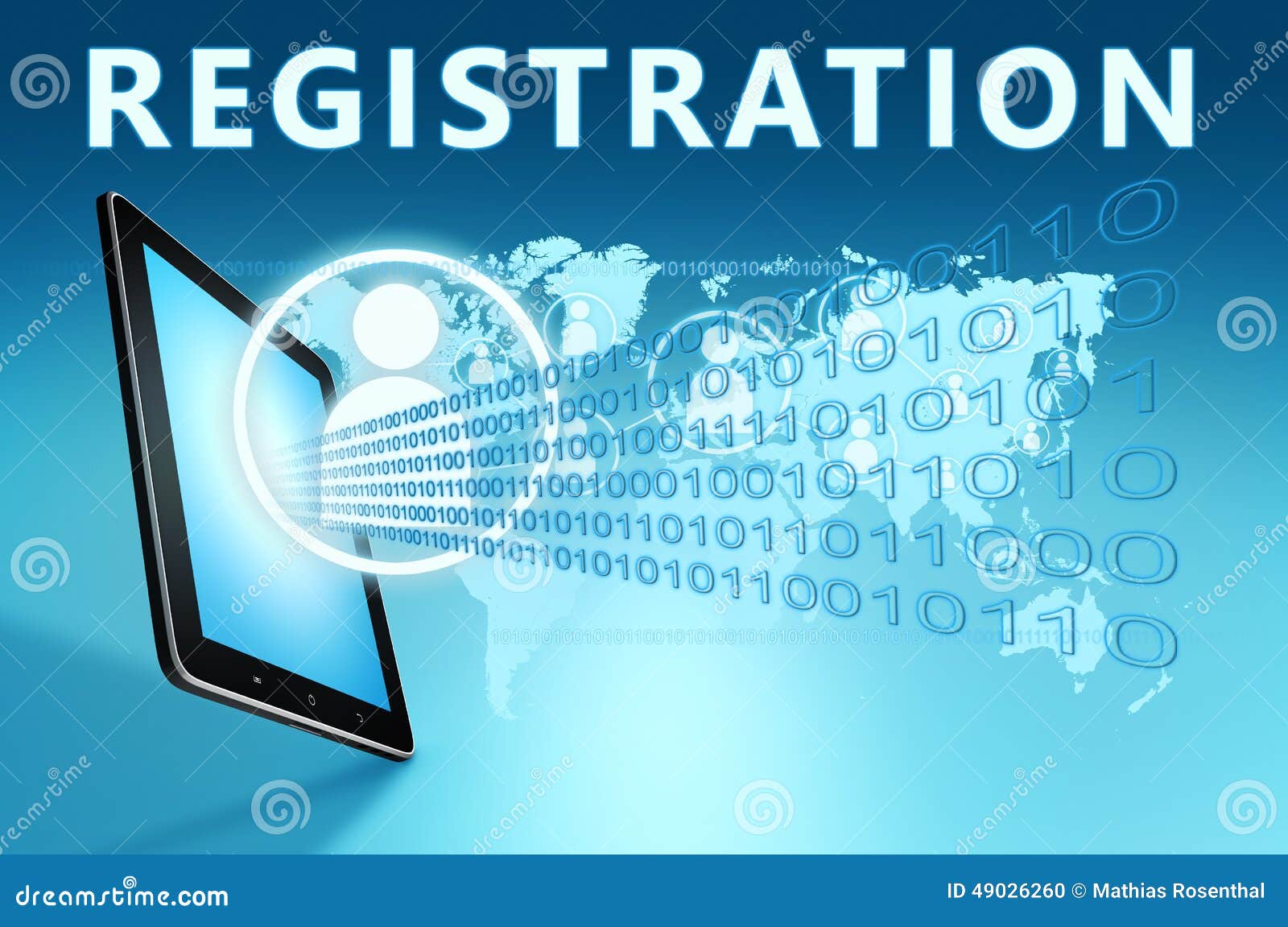 Registration stock illustration. Illustration of login - 49026260