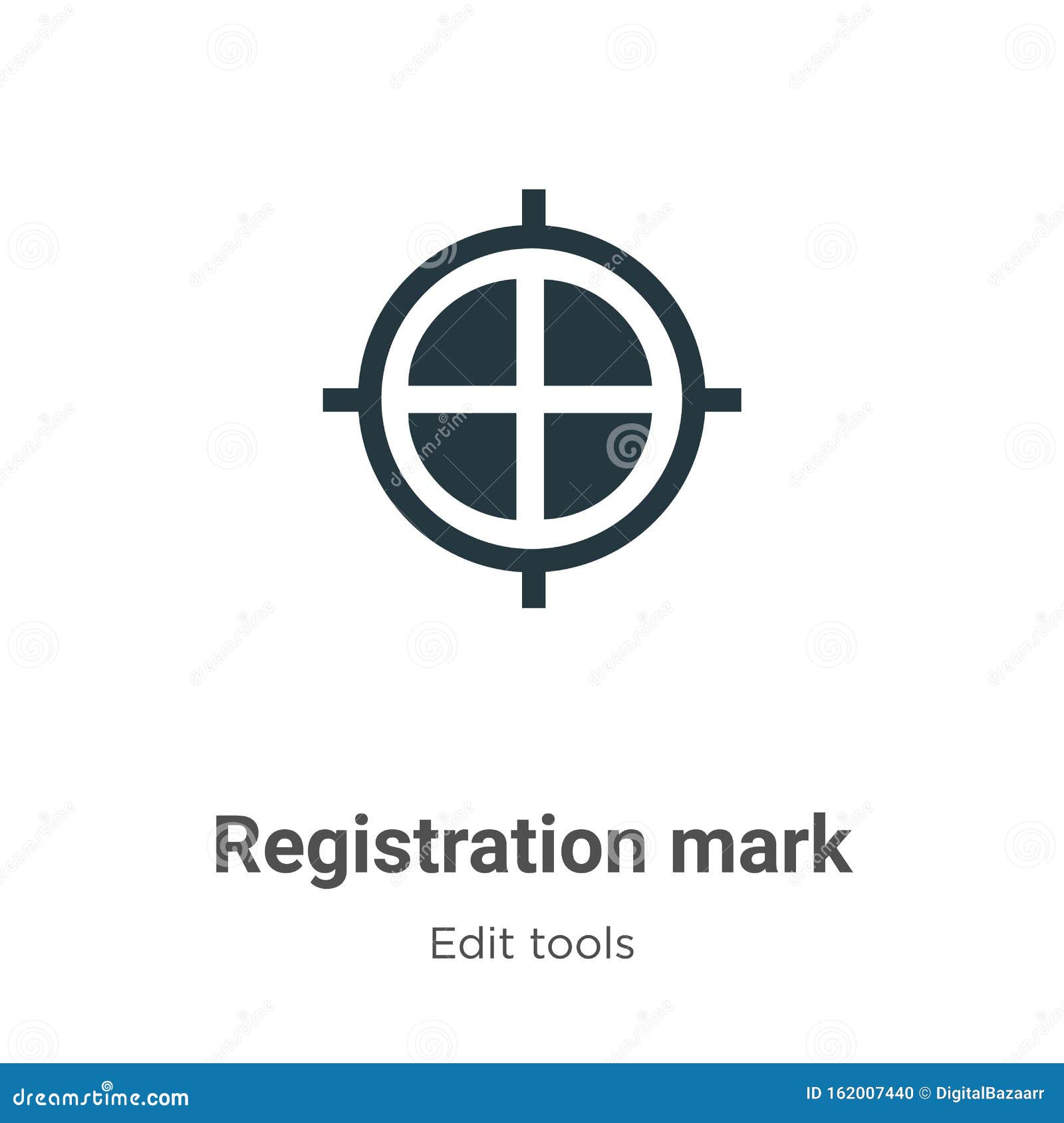 Registration Mark Vector Offset Printing Registration Mark Vector