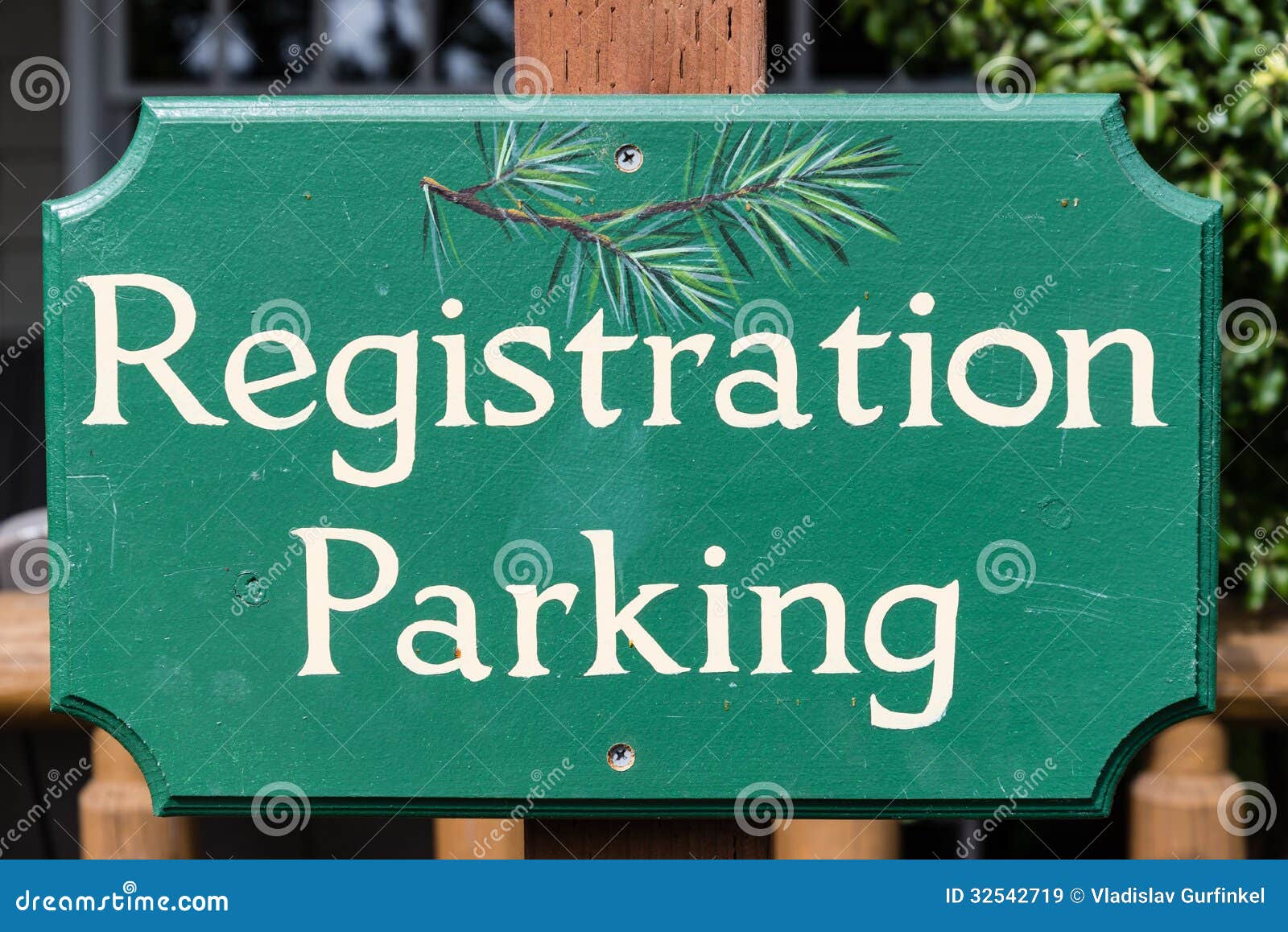 Registration Parking Royalty Free Stock Images - Image: 32542719