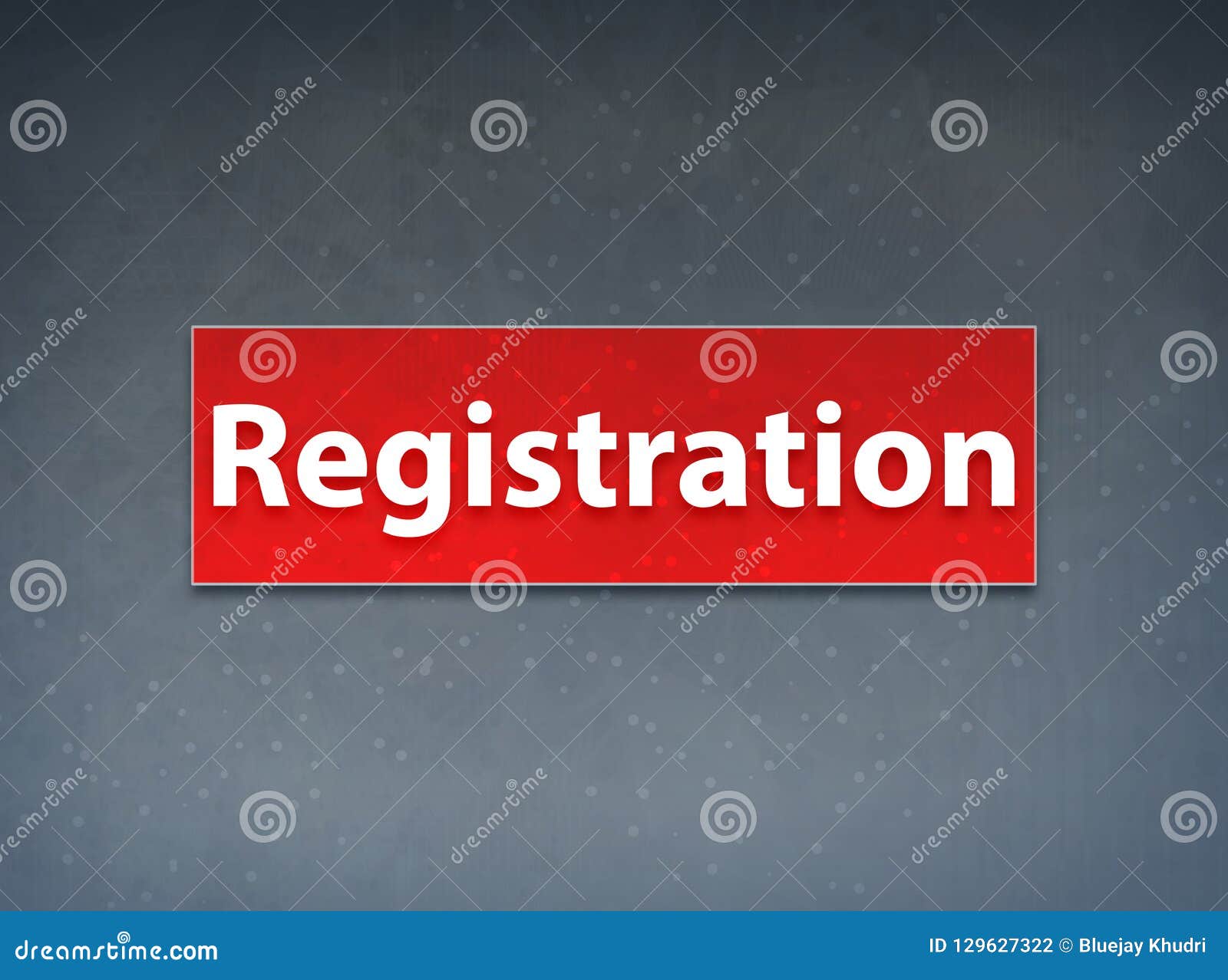 Registration Red Banner Abstract Background Stock Illustration ...