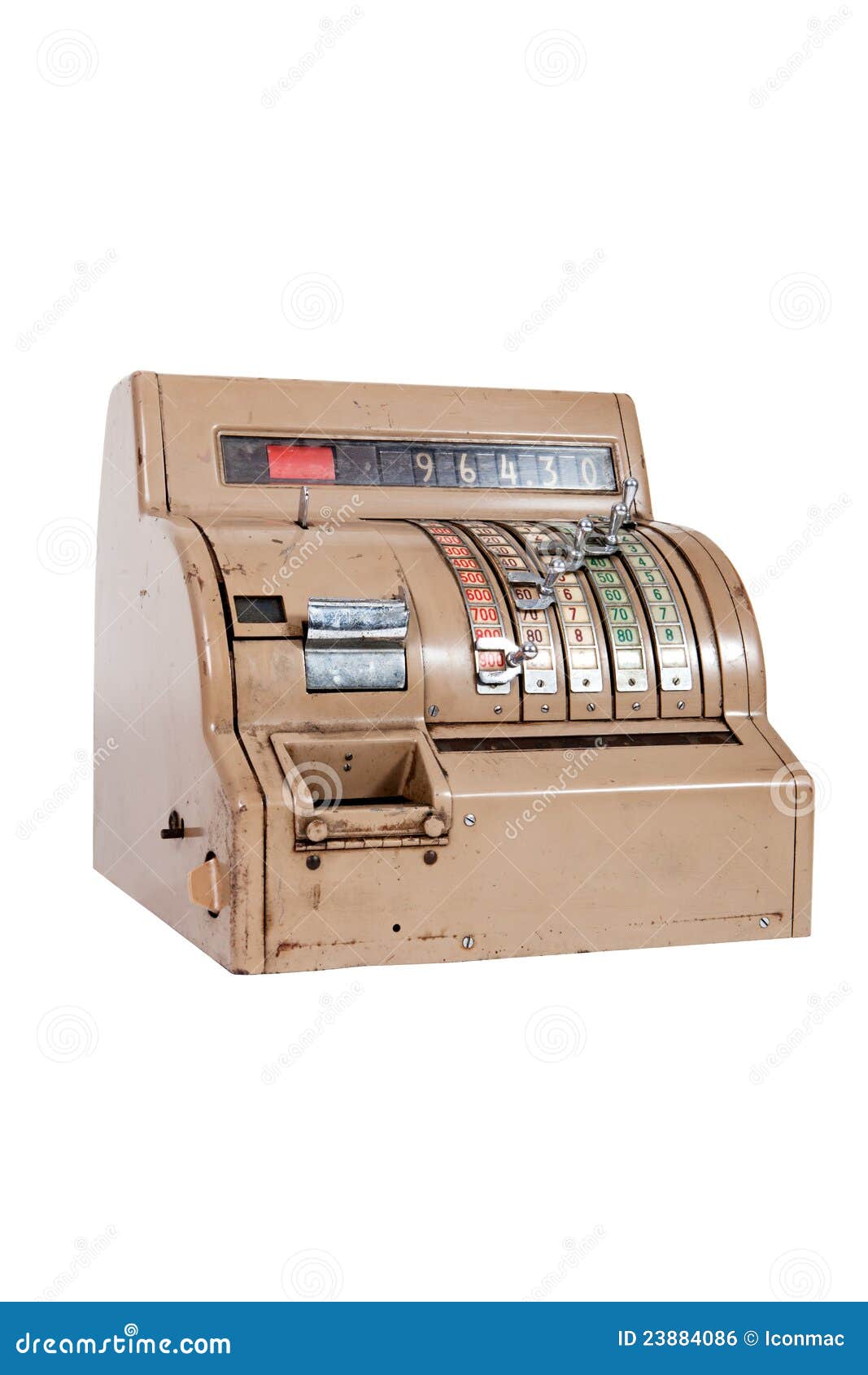 Registratore Di Cassa All'antica Fotografia Stock - Immagine di ...