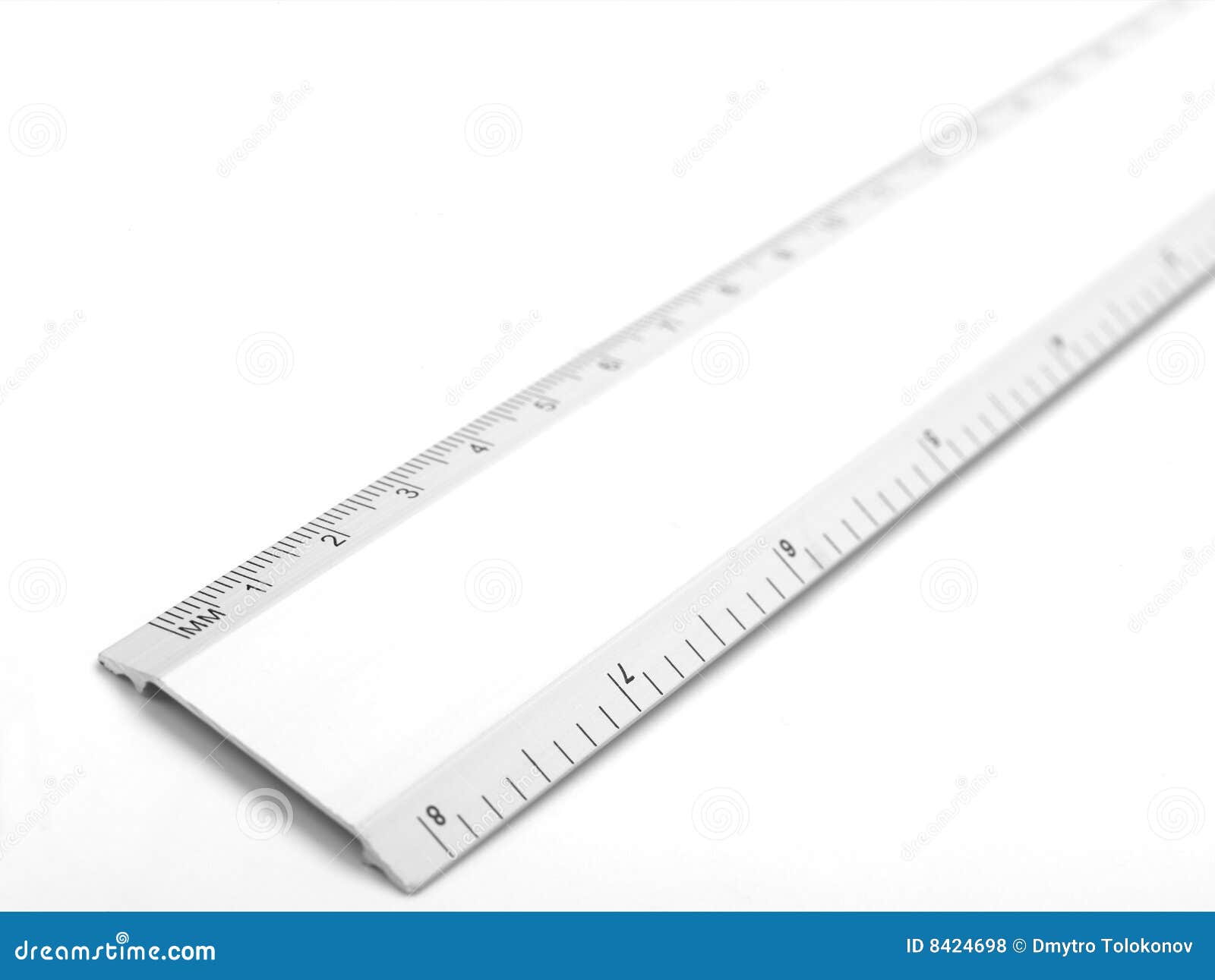 Regla foto de archivo. Imagen de longitud, papel, resbalamiento - 8424698