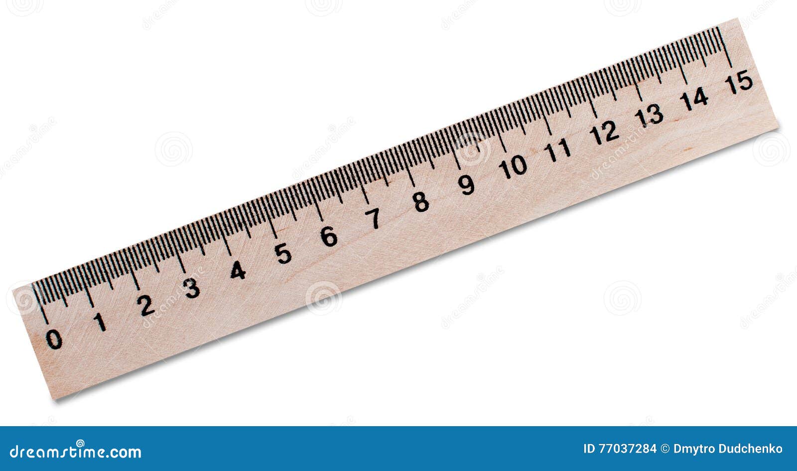 Regla De Madera En Un Fondo Blanco Foto de archivo - Imagen de medida ...