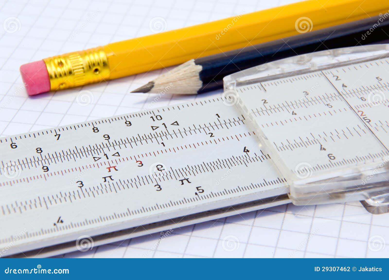 Regolo calcolatore fotografia stock. Immagine di nerd - 29307462