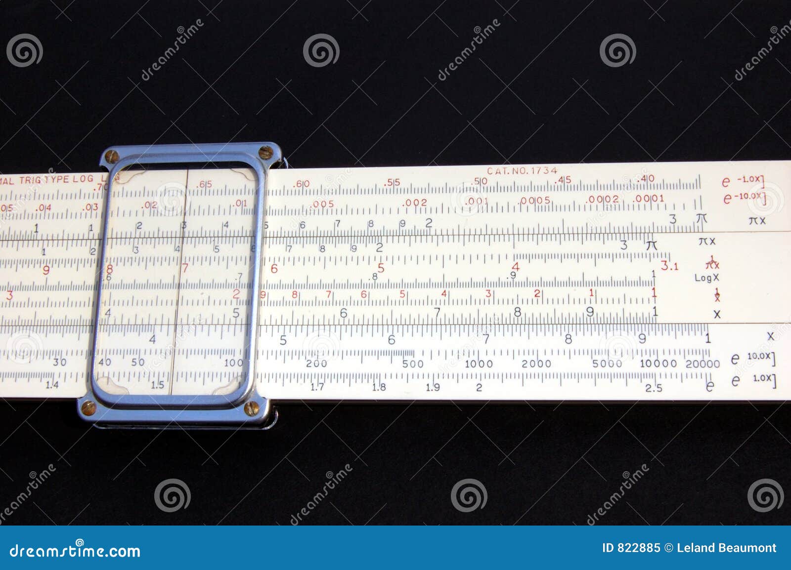 Regolo calcolatore immagine stock. Immagine di logaritmico - 822885