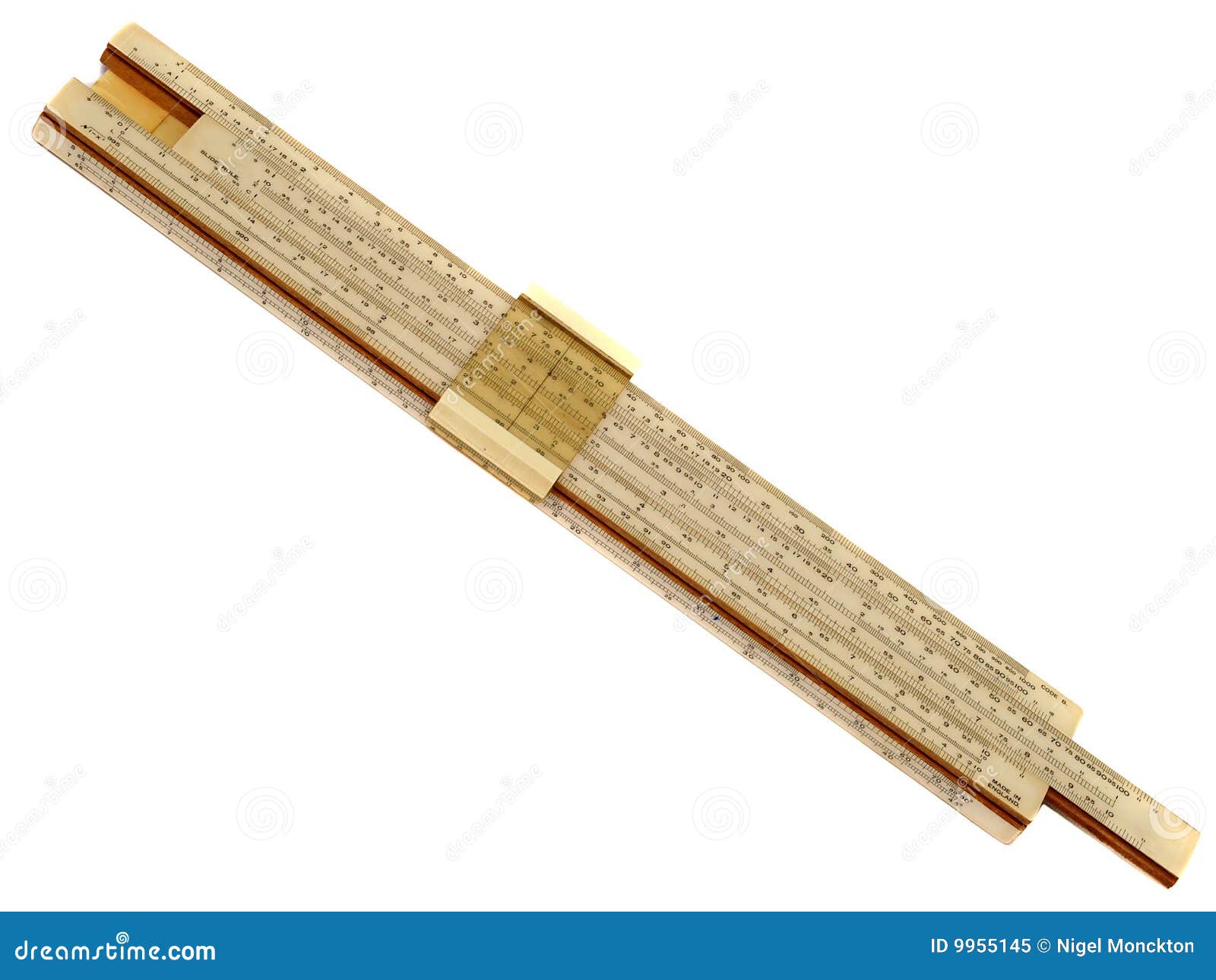 Regolo calcolatore immagine stock. Immagine di scienza - 9955145