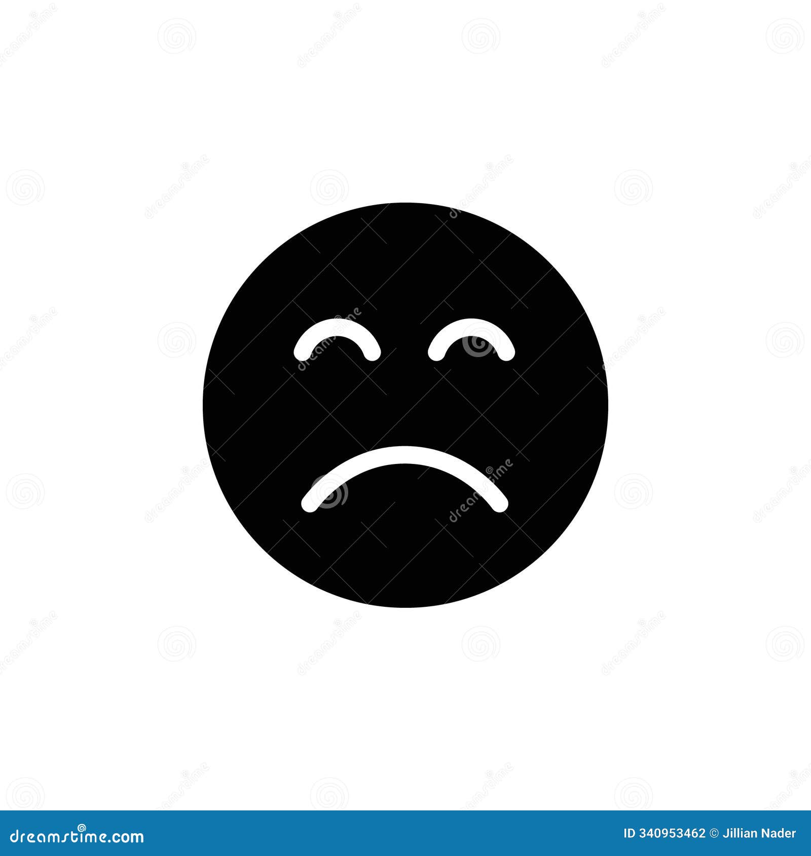 Regret Expression Icon Web Design in Vector Stock Vector - Illustration ...