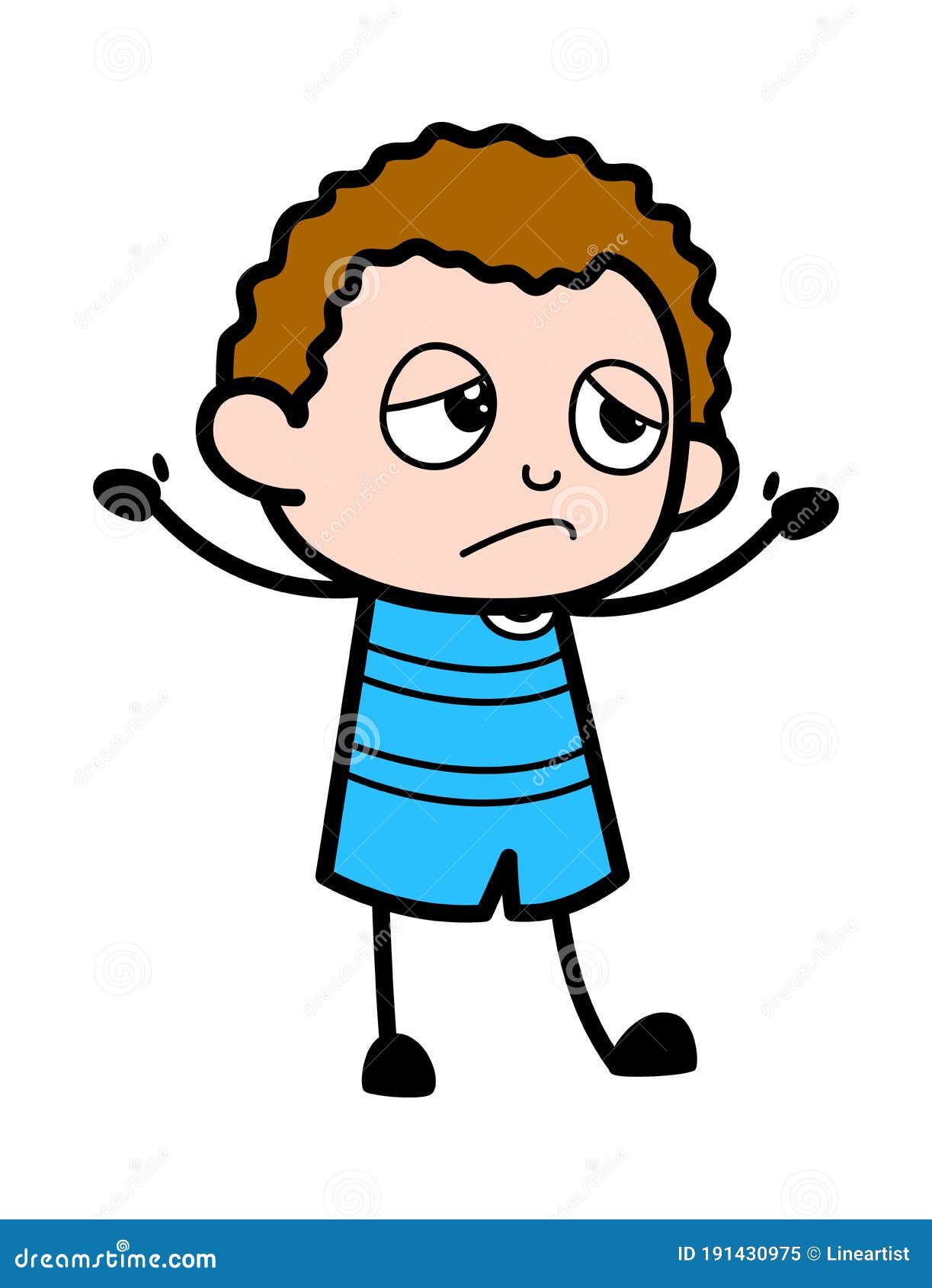 Regret Kid Cartoon Royalty-Free Stock Photo | CartoonDealer.com #191430975