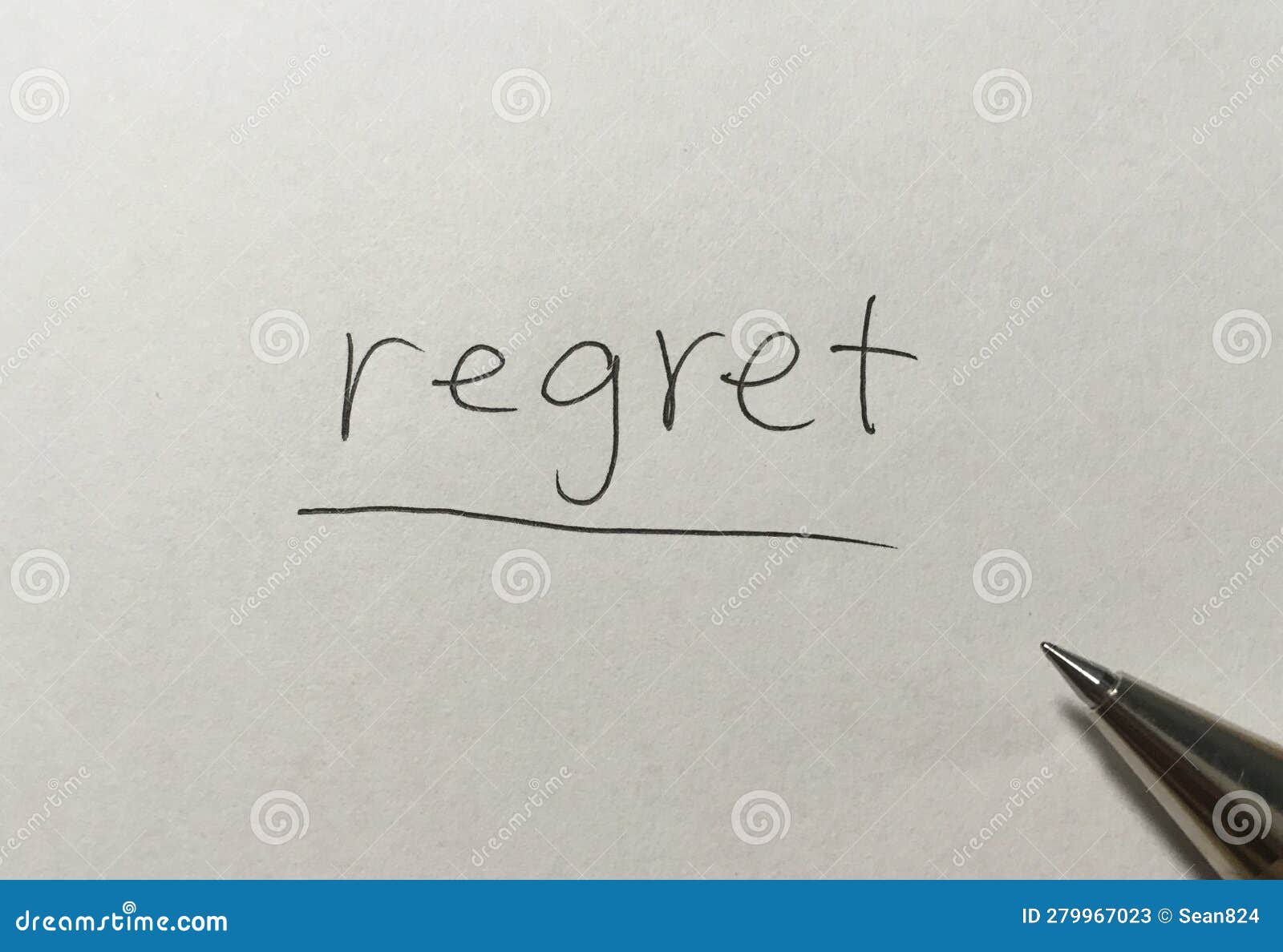 Regret stock image. Image of sign, education, text, background - 279967023