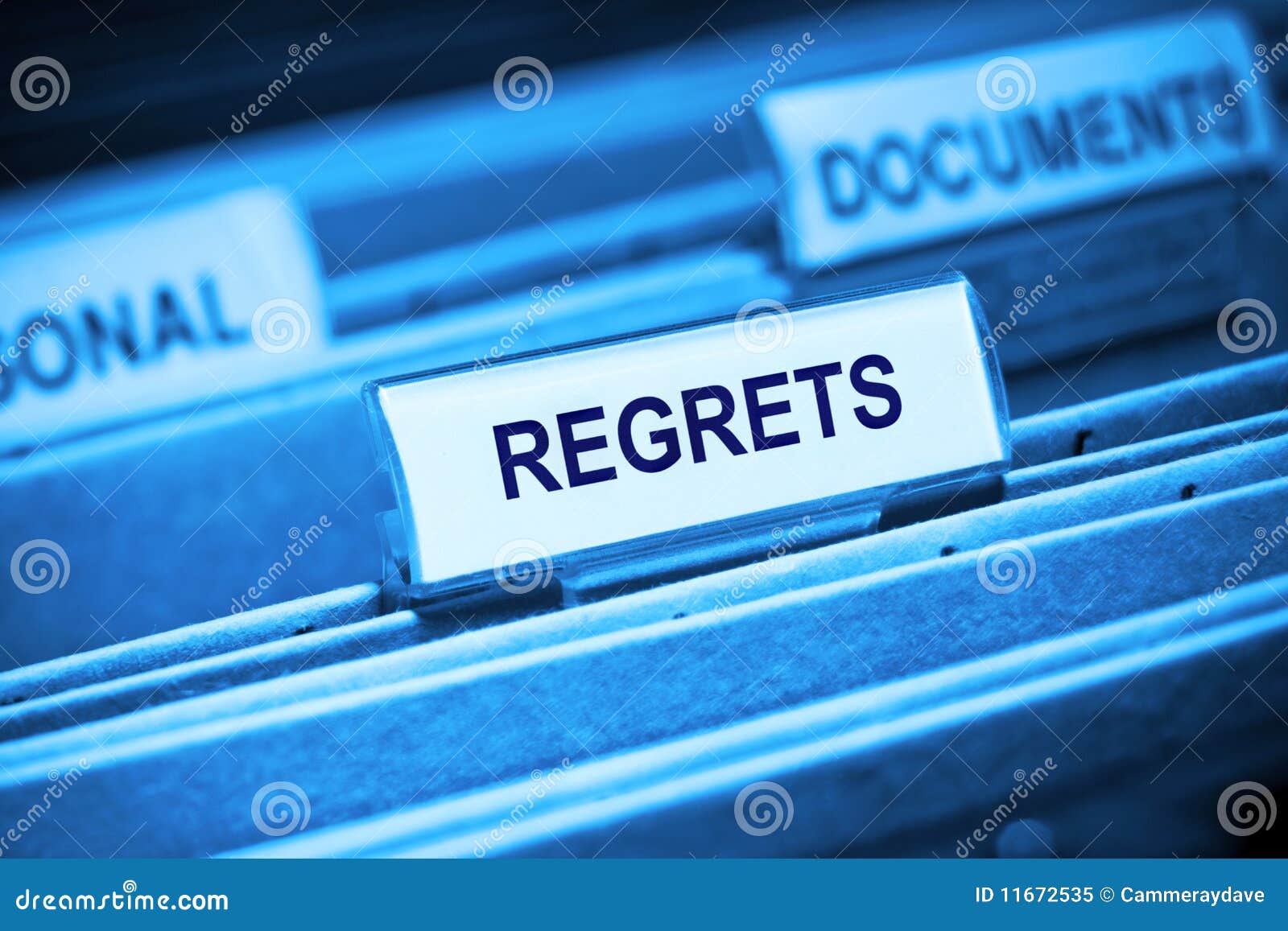 Regrets Remorse Memories Past Stock Image - Image of living, filing ...