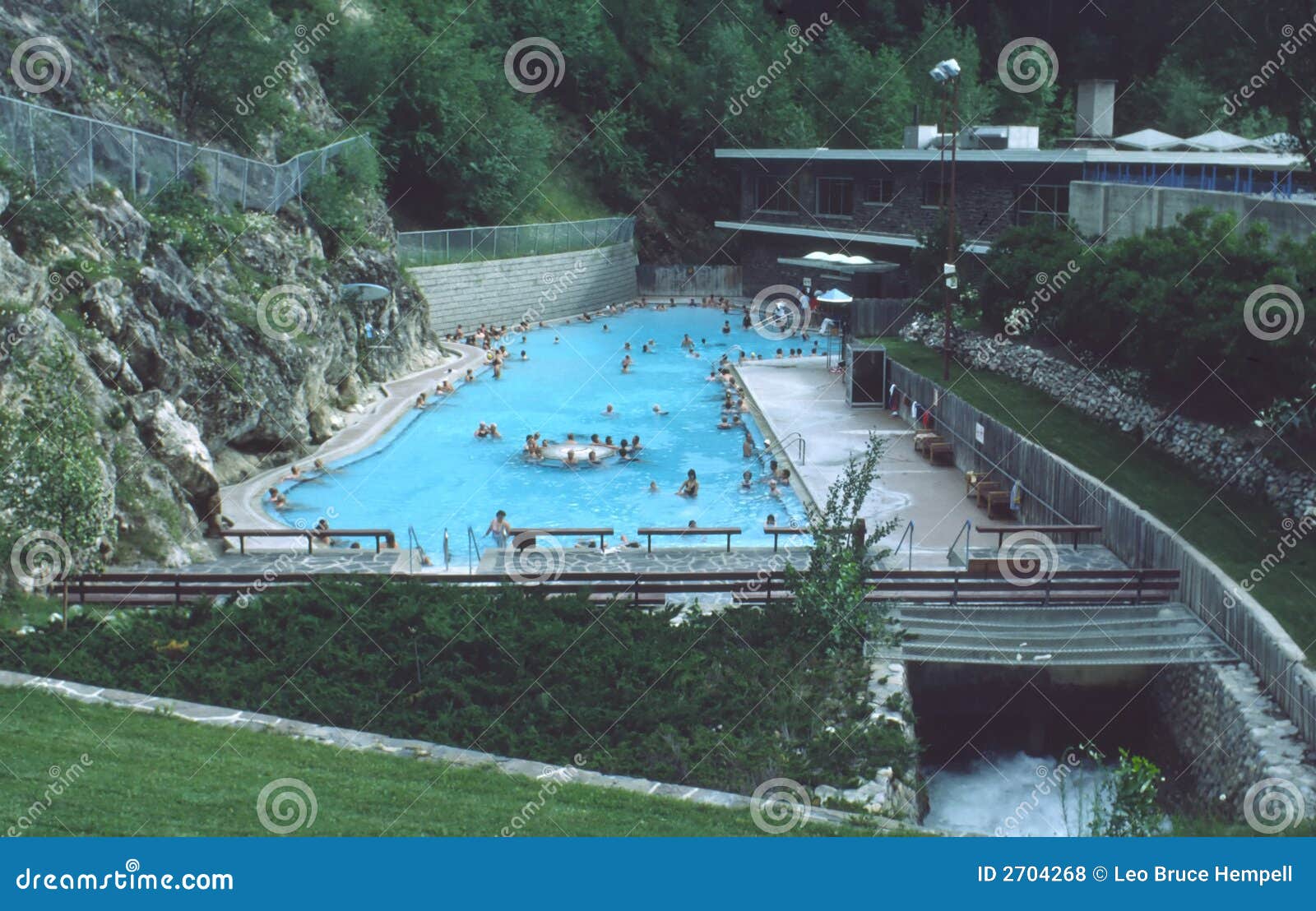 Regroupement De Sources Thermales De Radium Photo stock - Image du ...