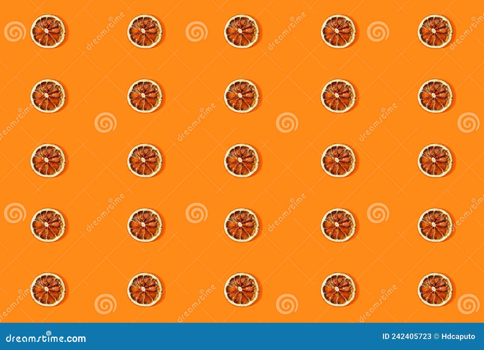 Regular Arrangement of Dissected Orange Slices on a Orange Surface ...